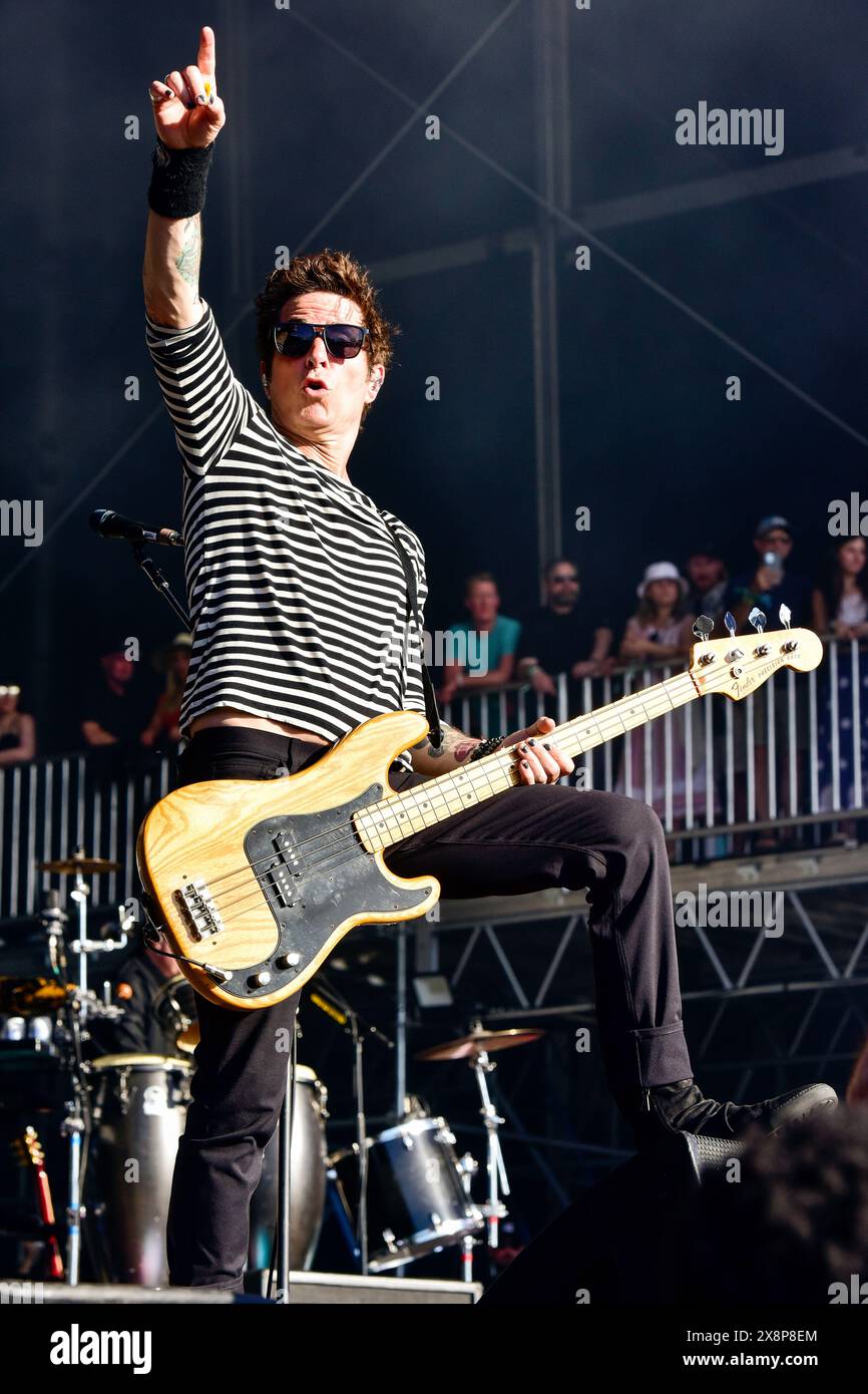 Napa, California, USA. 26th May, 2024. The Offspring performing on ...