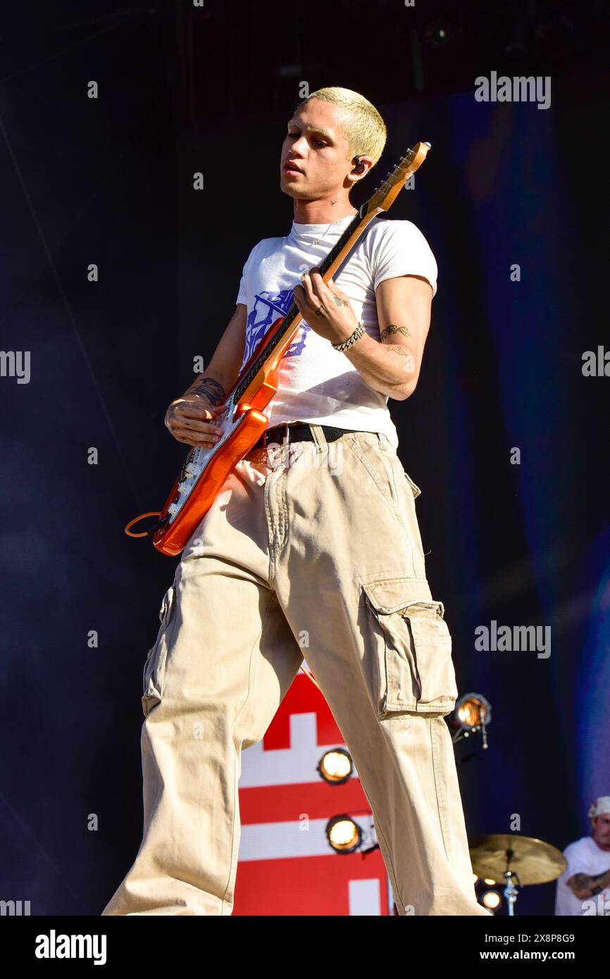 Napa, California, USA. 26th May, 2024. Dominic Fike performing on stage ...