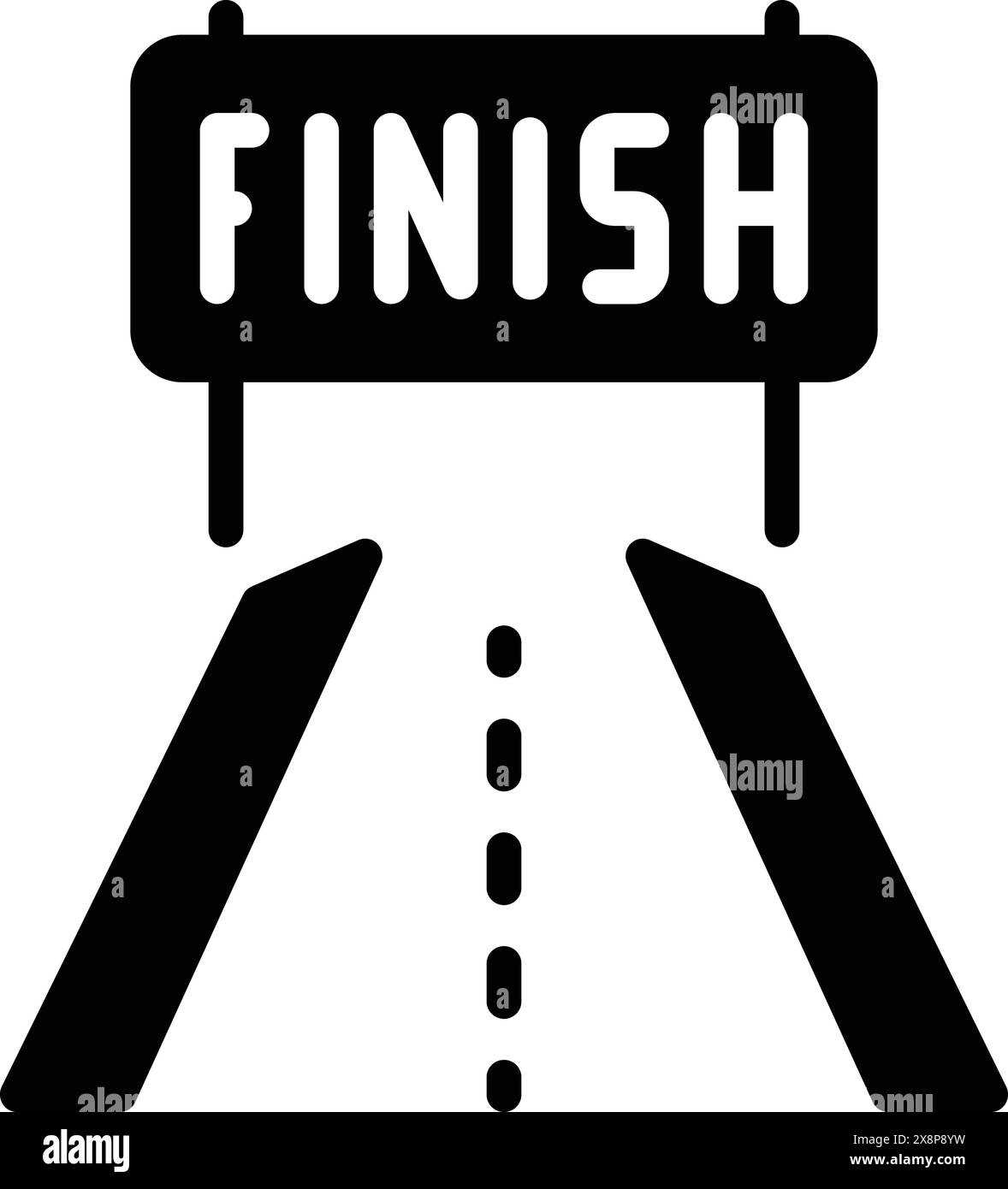 Icon for finish, finish arch Stock Vector Image & Art - Alamy