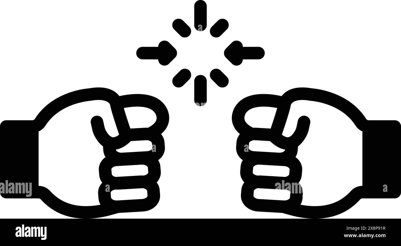 Icon for conflict resolution, conflict Stock Vector Image & Art - Alamy