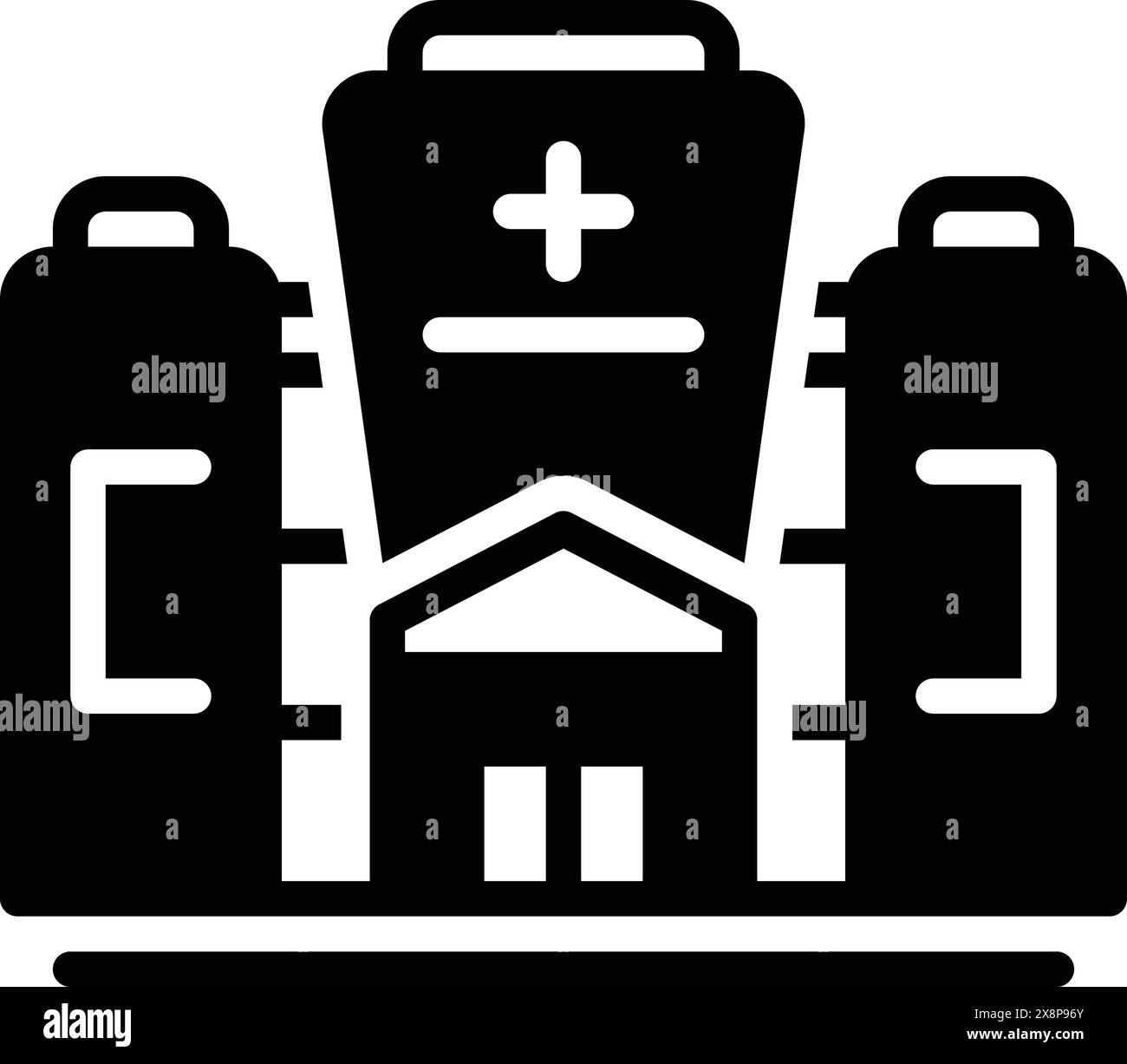 Icon for hospital, asylum Stock Vector Image & Art - Alamy