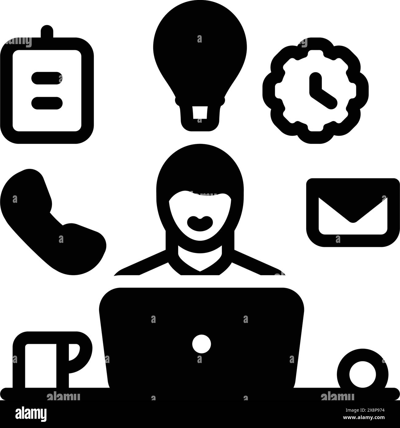 Icon for multi tasking, multi Stock Vector Image & Art - Alamy