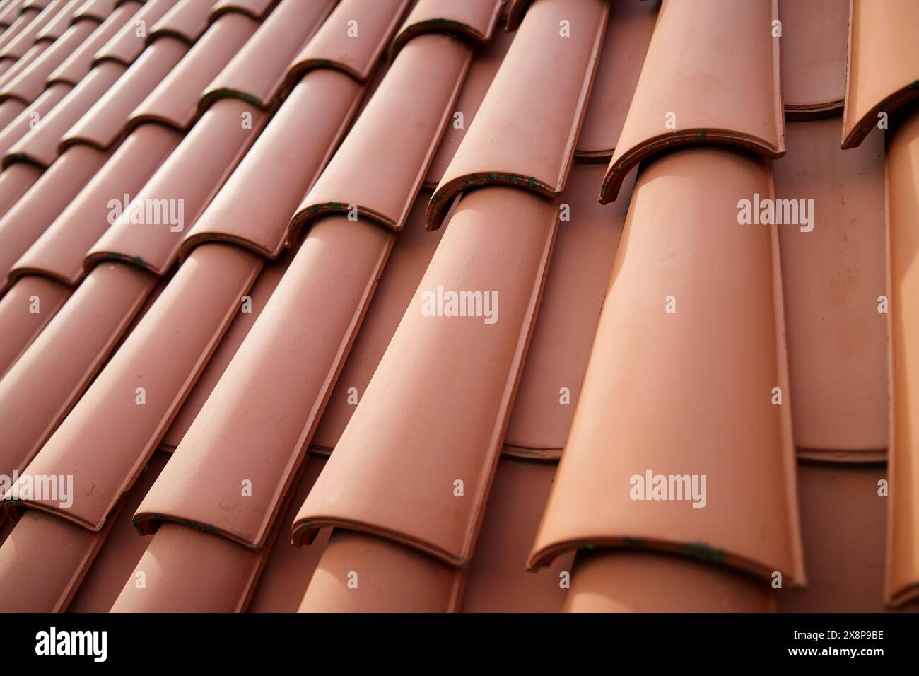 Ceramic roof tiles installation hi-res stock photography and images - Alamy