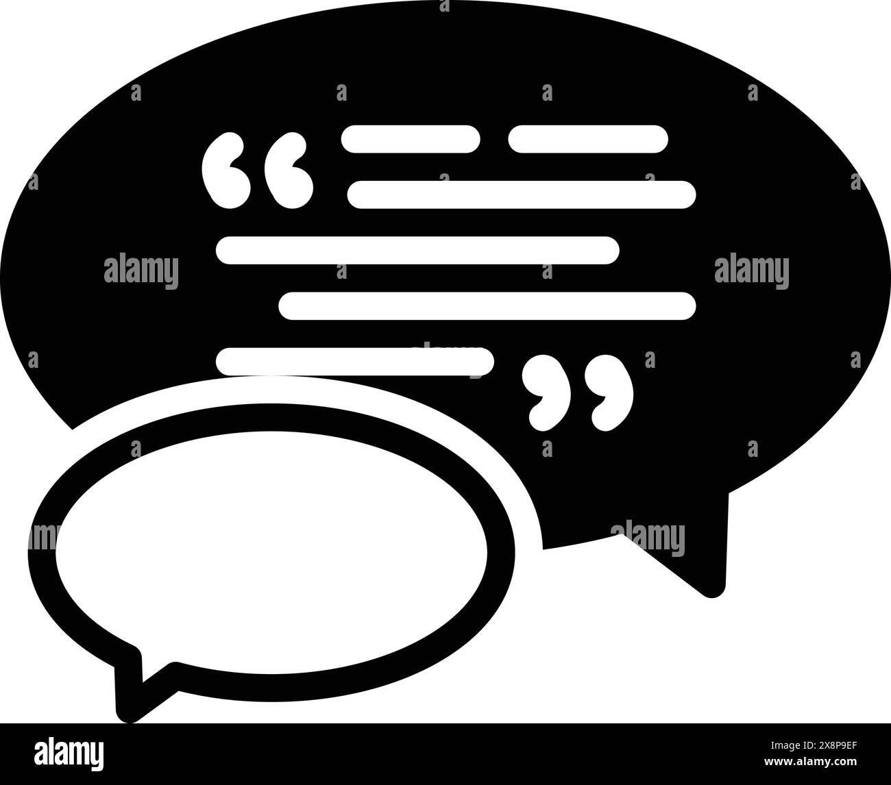 Icon for slogan, watchword Stock Vector Image & Art - Alamy