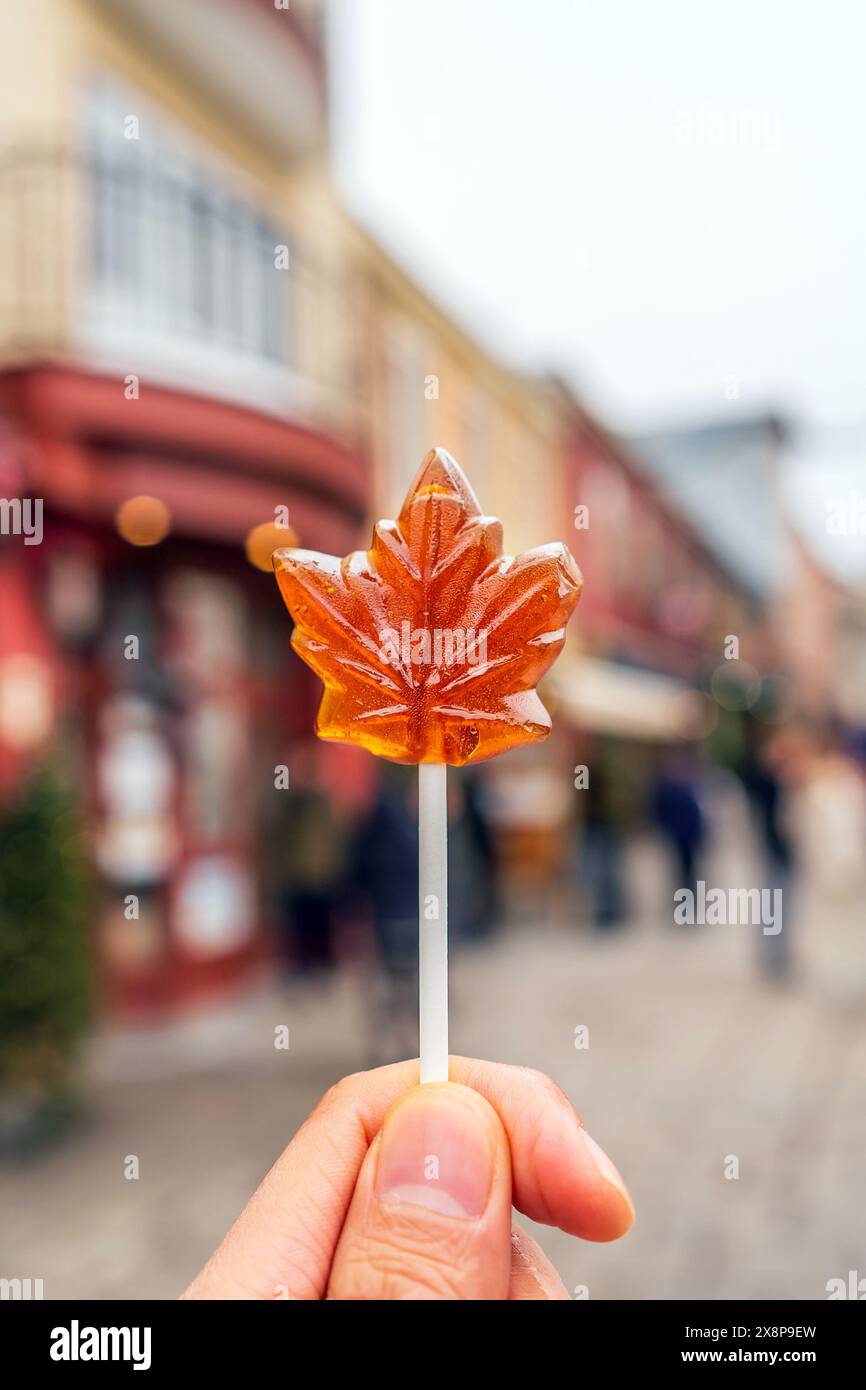 Maple taffy quebec hi-res stock photography and images - Alamy