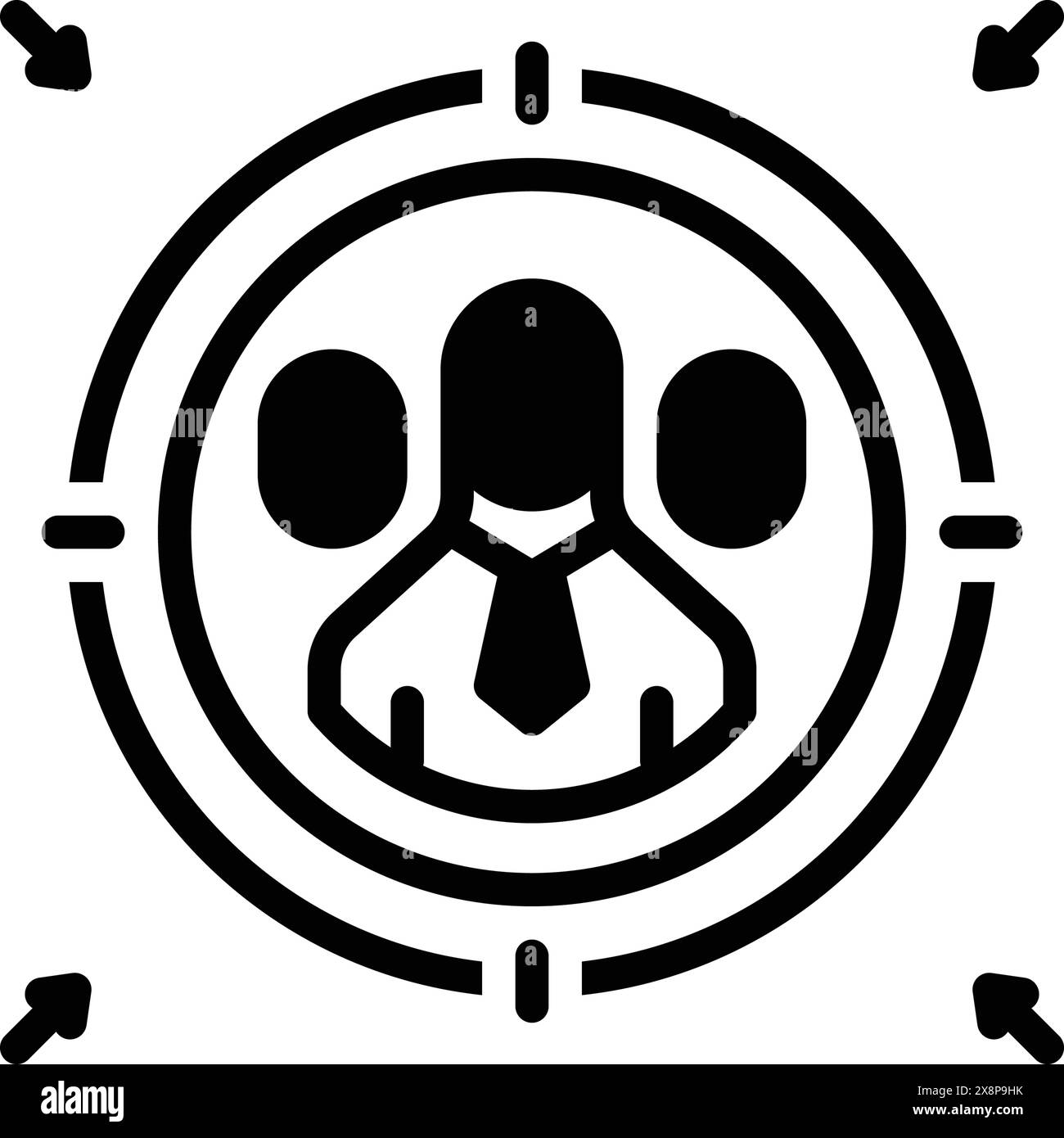 Target audience icon client Stock Vector Images - Alamy