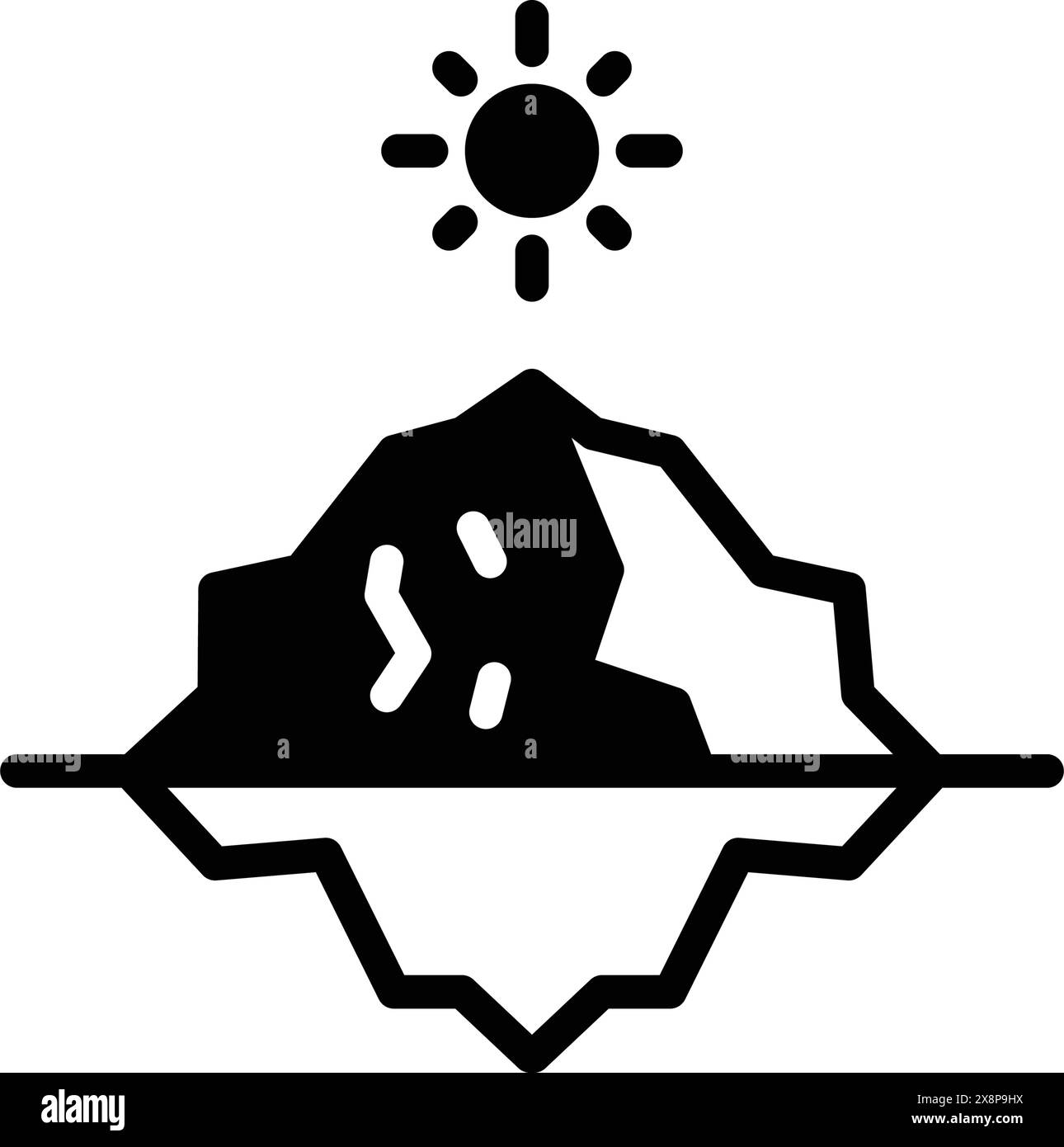 Icon for melting ice, melting Stock Vector Image & Art - Alamy