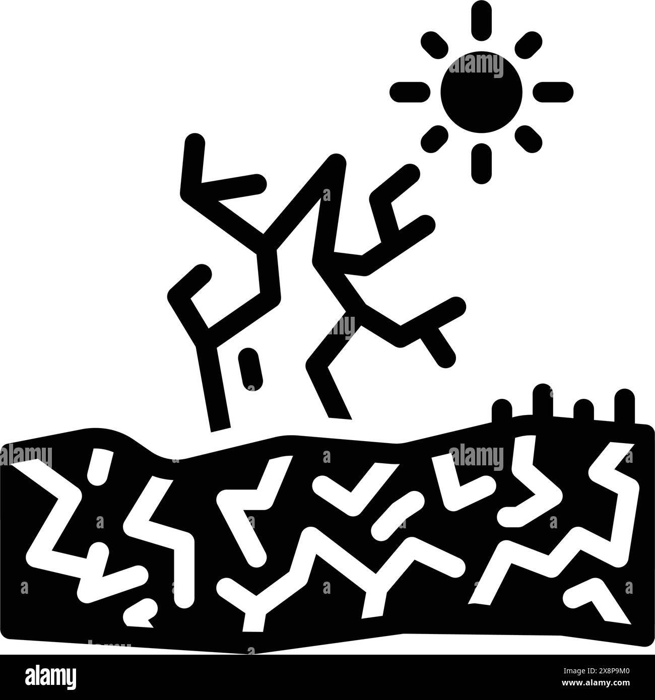 Icon for drought, disaster Stock Vector Image & Art - Alamy