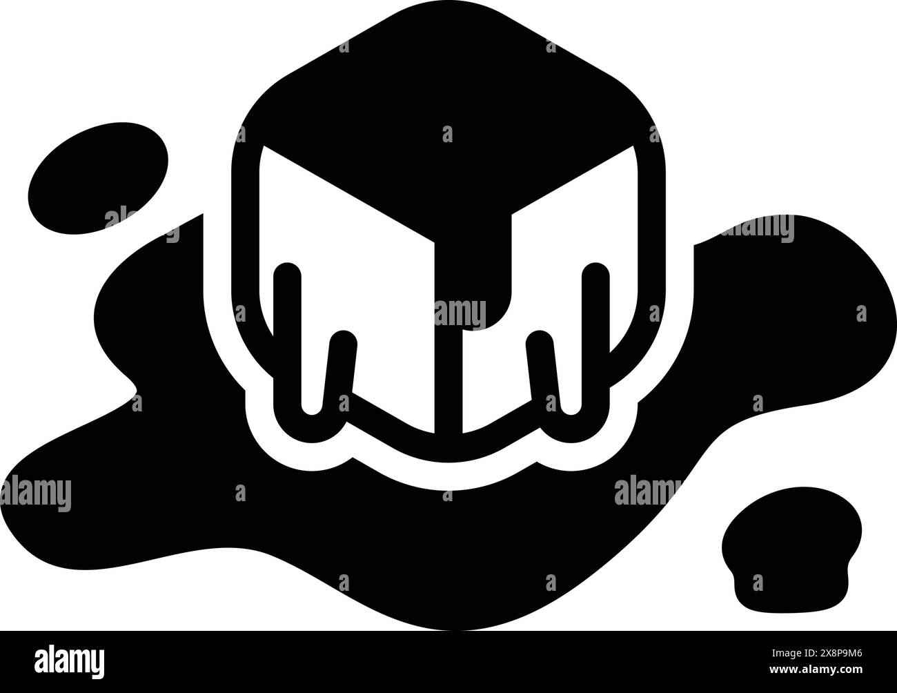 Icon for melting ice, melting Stock Vector Image & Art - Alamy