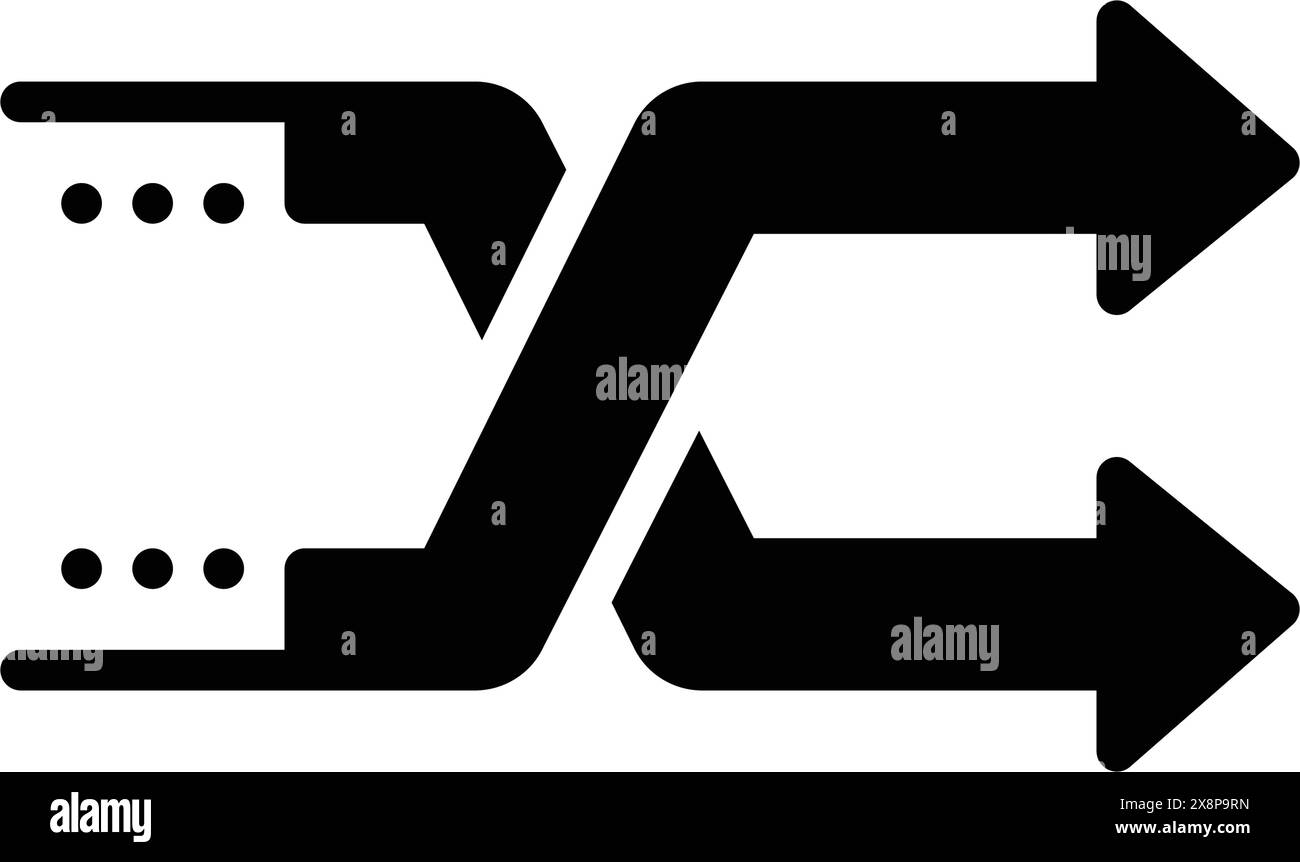 Icon for shuffle, mix Stock Vector Image & Art - Alamy