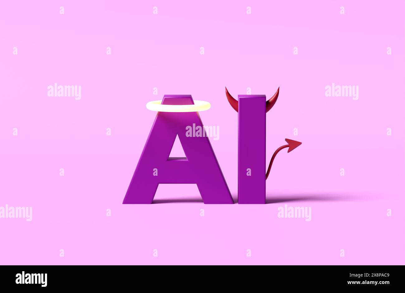 AI ethics and morality concept. Advantages and disadvantages of ...