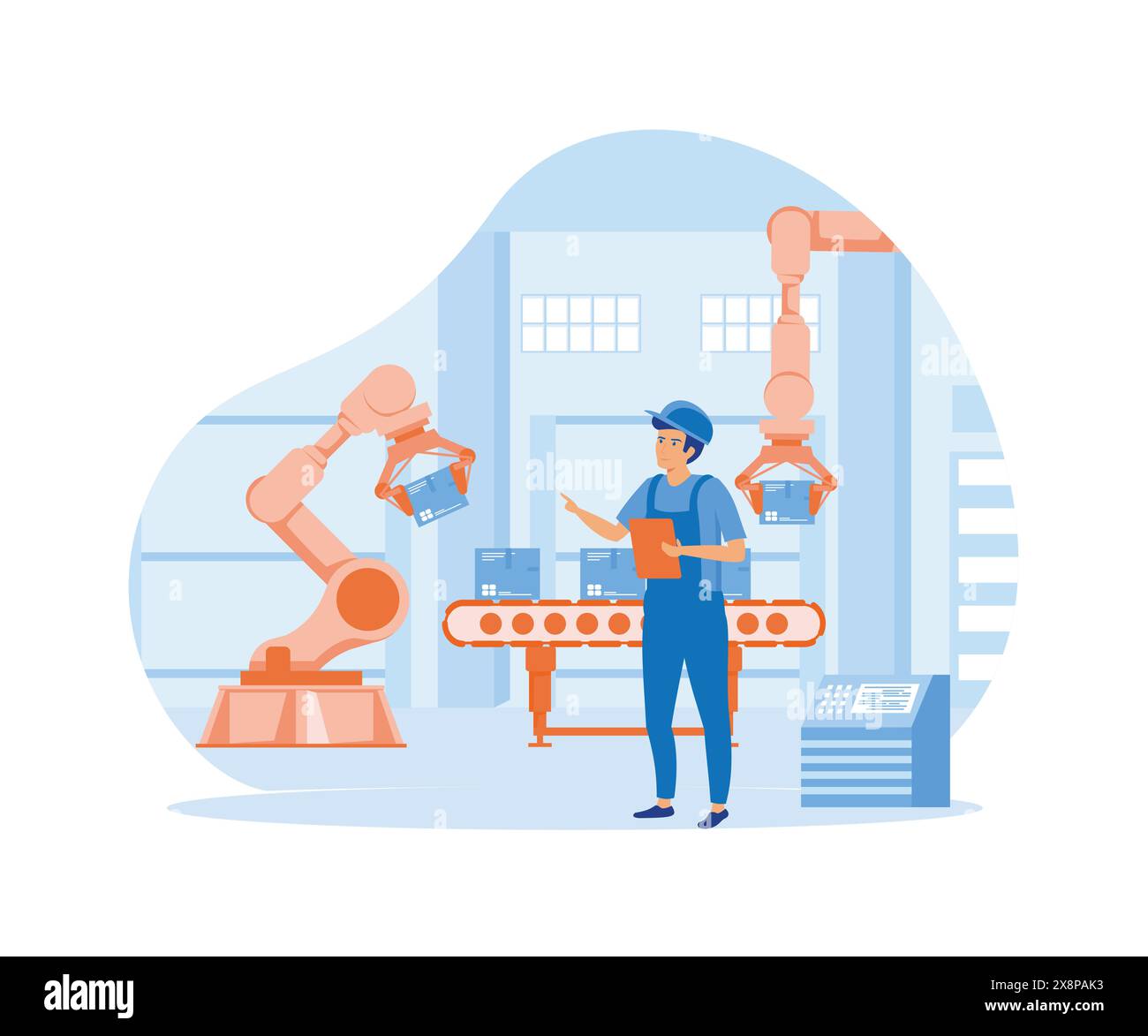 Factory Worker Cartoon Industrial Revolution Industrial Revolution