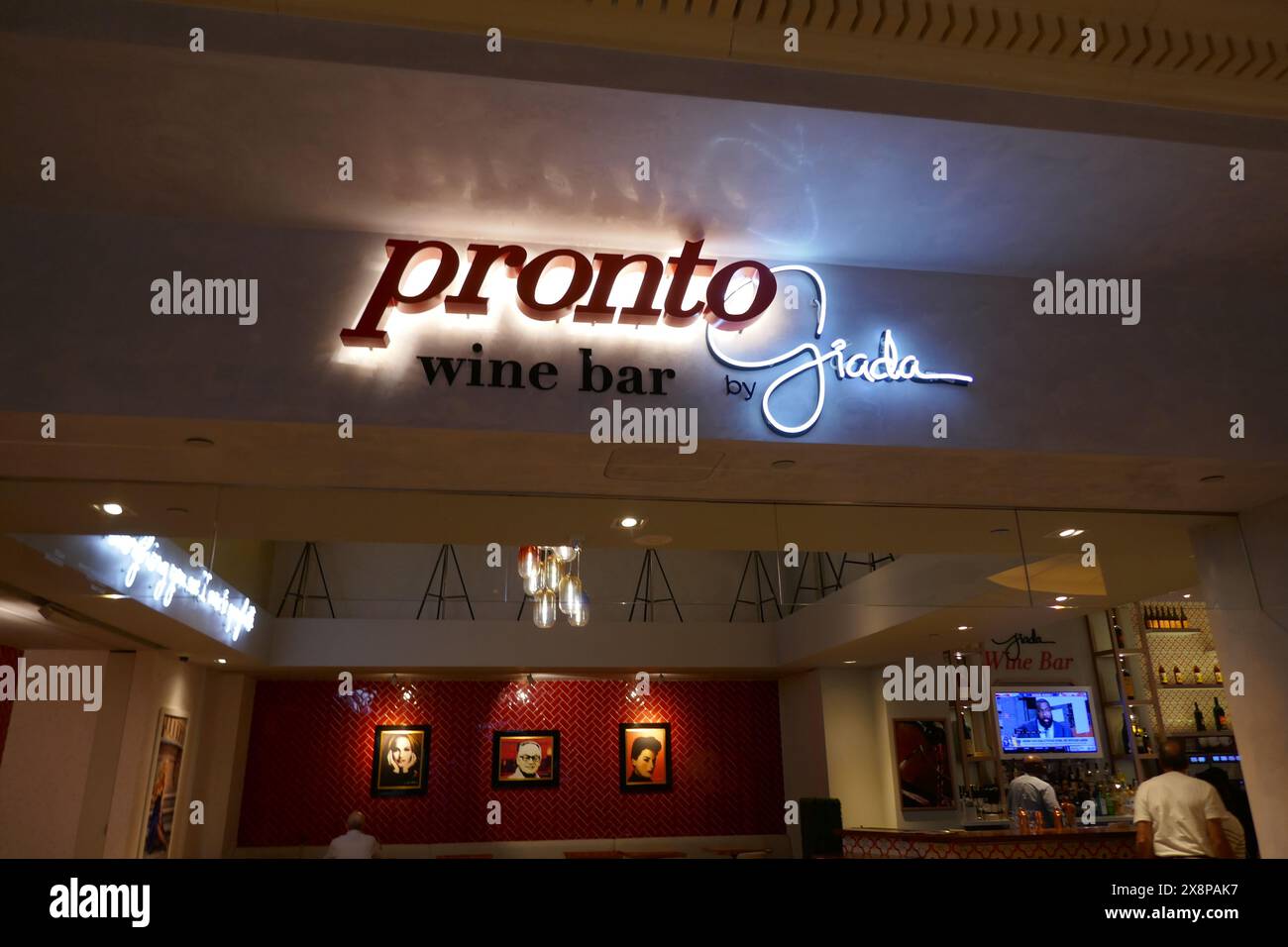 Las Vegas, Nevada, USA 15th May 2024 Pronto Wine Bar by Giada at ...