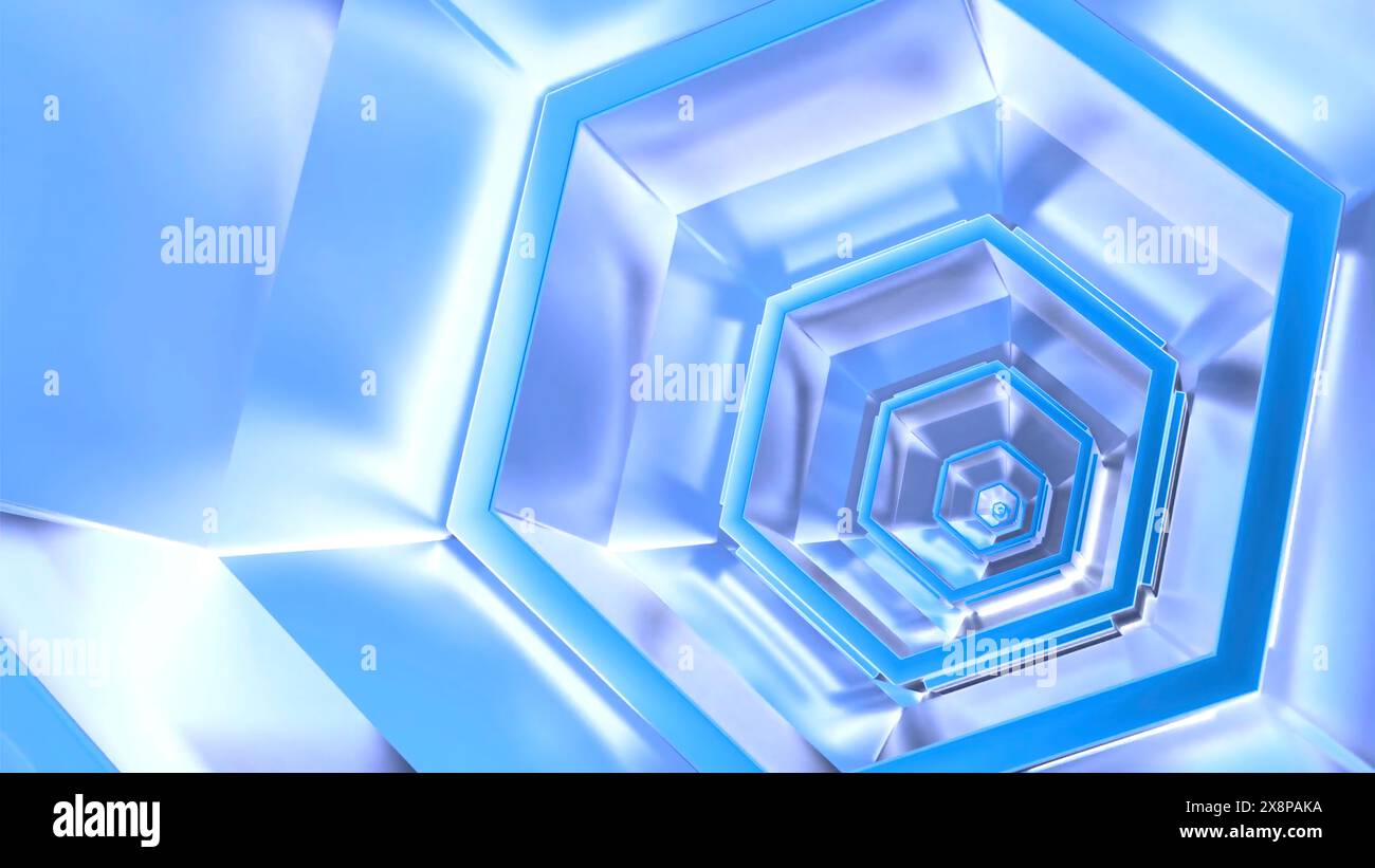 Animation hexagon shaped design in hi-res stock photography and images ...