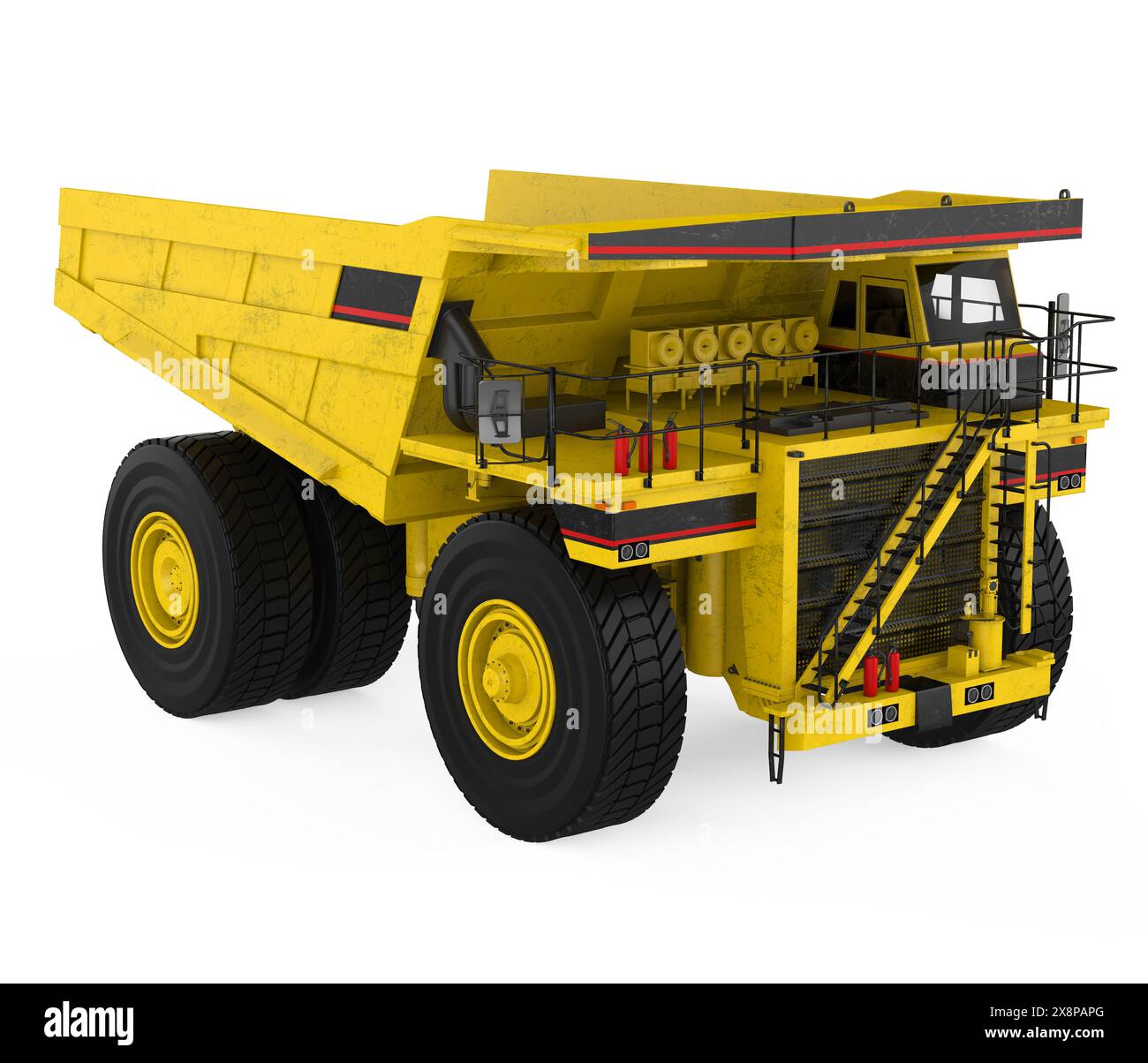 Mining Haul Truck Isolated Stock Photo - Alamy