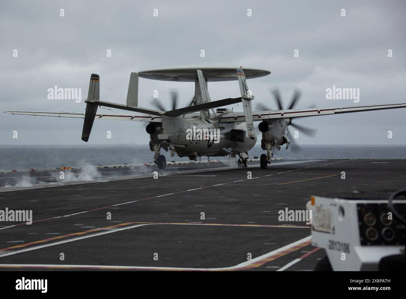 240519-N-CH260-1169 PACIFIC OCEAN (May 19, 2024) An E-2D Hawkeye ...