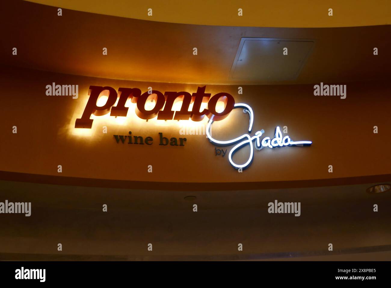 Las Vegas, Nevada, USA 15th May 2024 Pronto Wine Bar by Giada at ...
