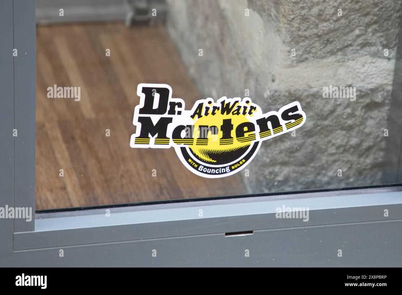 Bordeaux , France - 05 22 2024 : Dr Martens logo brand uk and text sign ...