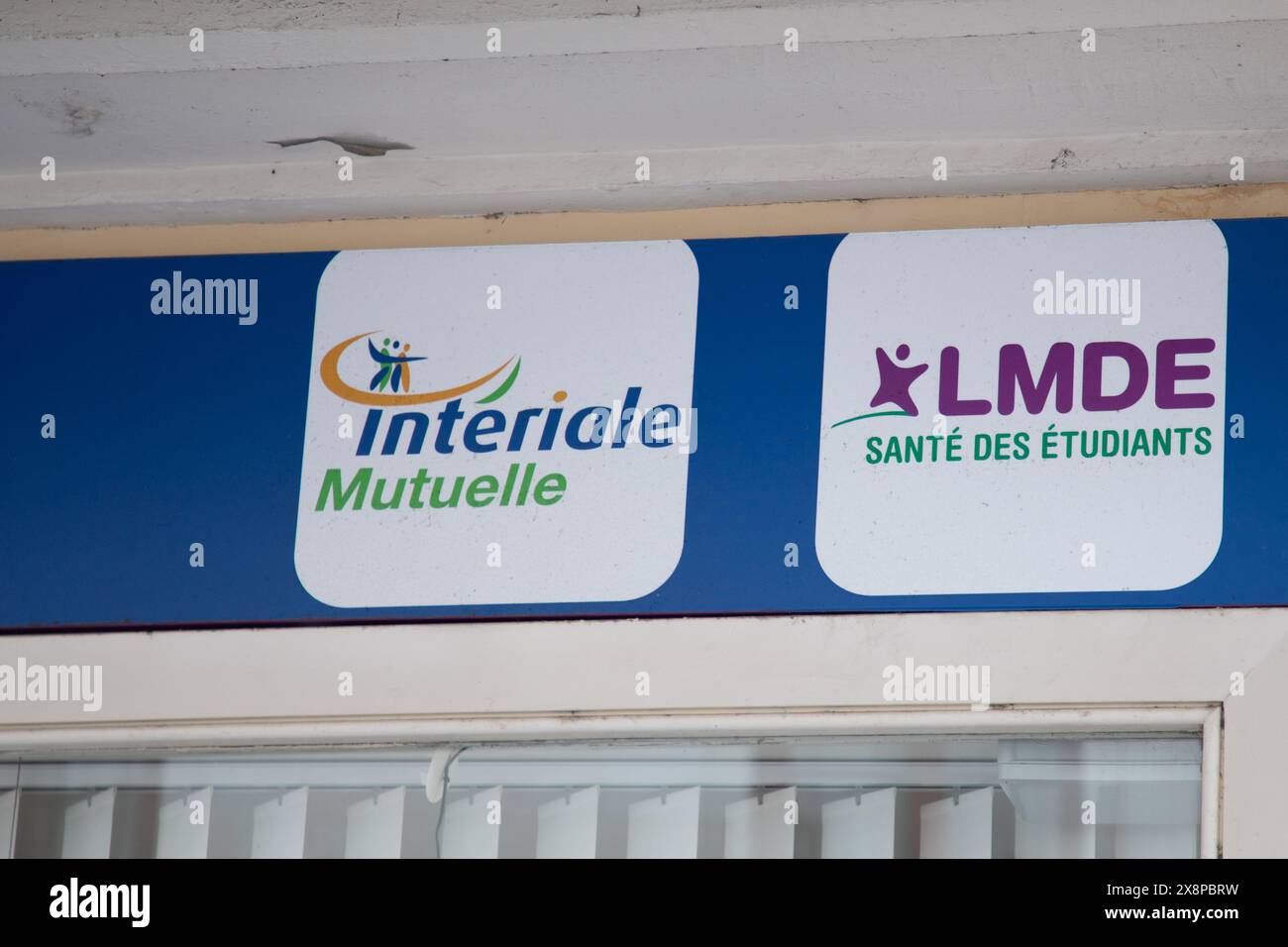 nantes , France - 05 22 2024 : interiale mutuelle lmde logo sign and ...