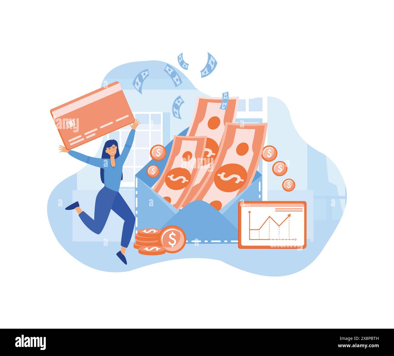 Monthly debit Stock Vector Images - Alamy