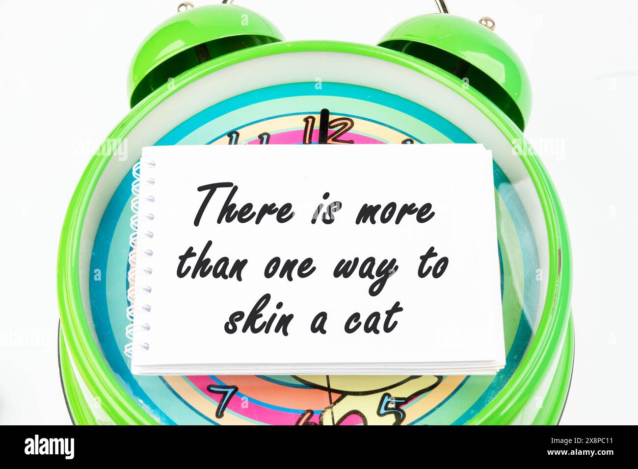 There is more than one way to skin a cat text on a business card on the ...