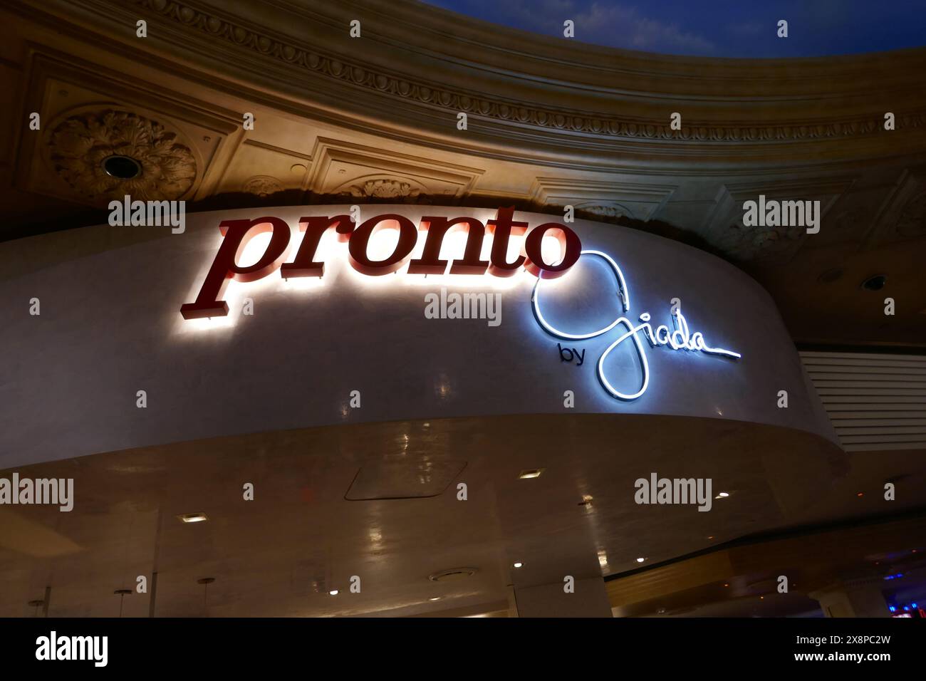Las Vegas, Nevada, USA 15th May 2024 Pronto Wine Bar by Giada at ...