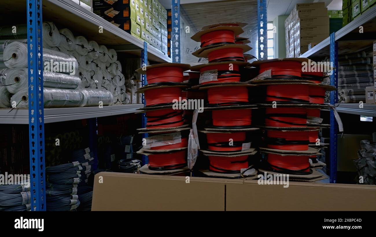 Steel coils inside a factory hi-res stock photography and images - Alamy