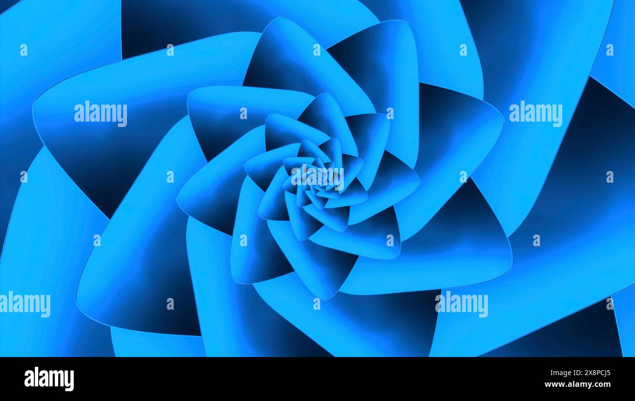 Abstract geometric wormhole looking like flower petals. Design ...