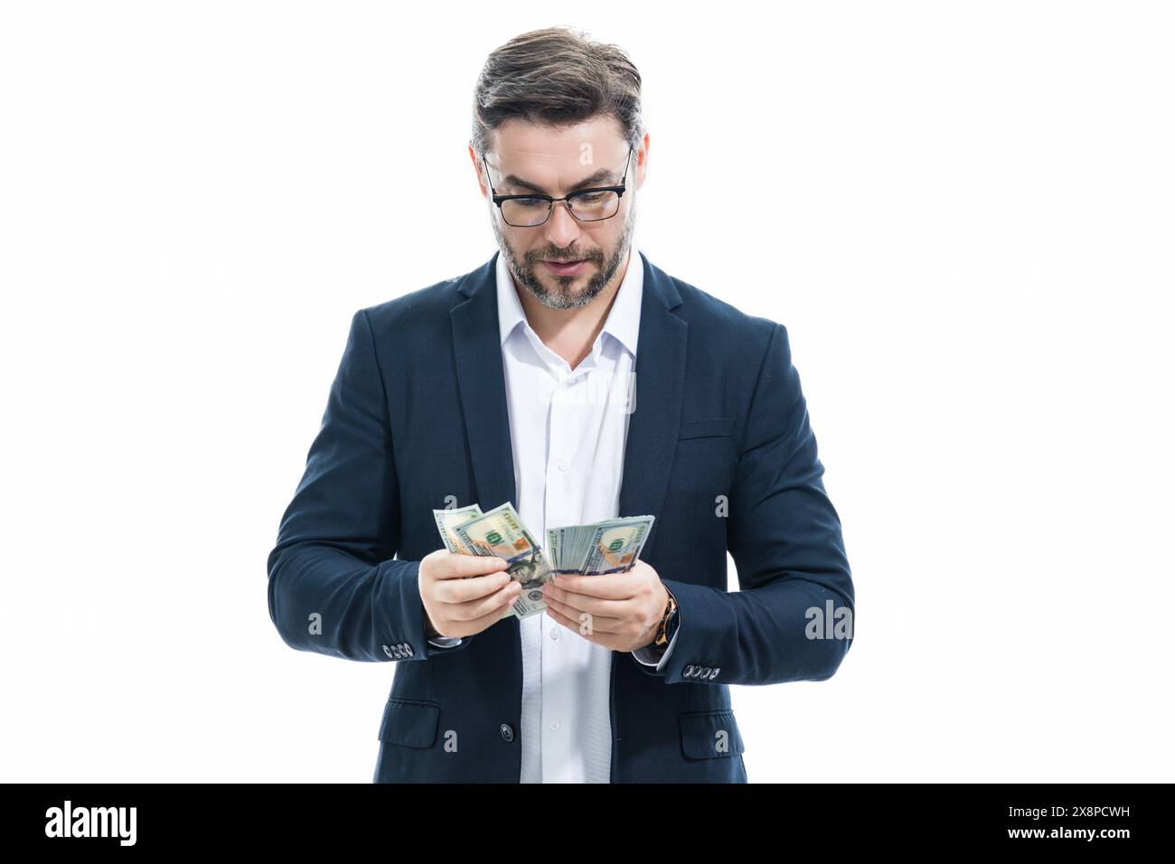 Bank banknotes person teller hi-res stock photography and images - Alamy