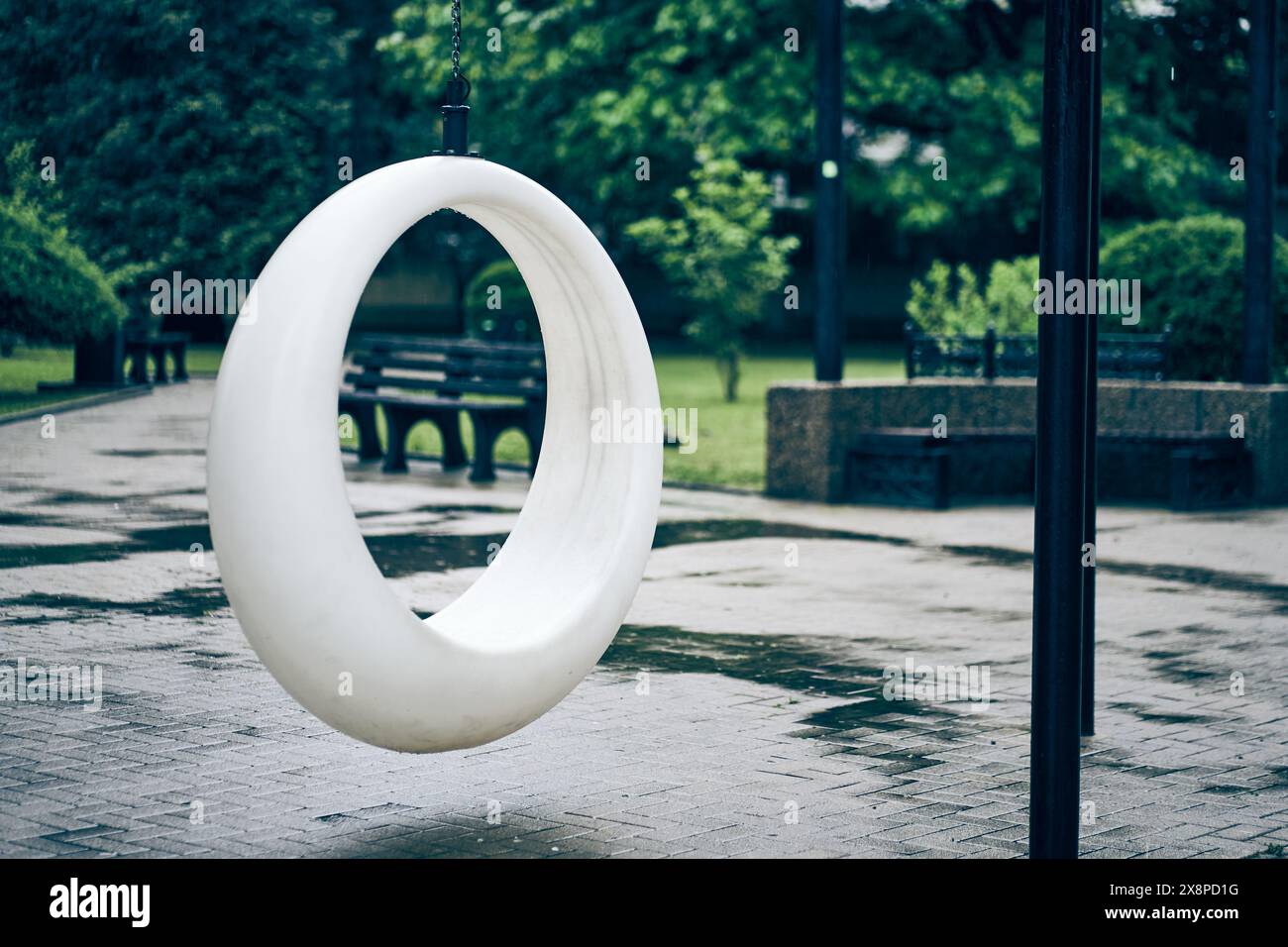 Rocking chairs in a circle hi-res stock photography and images - Alamy