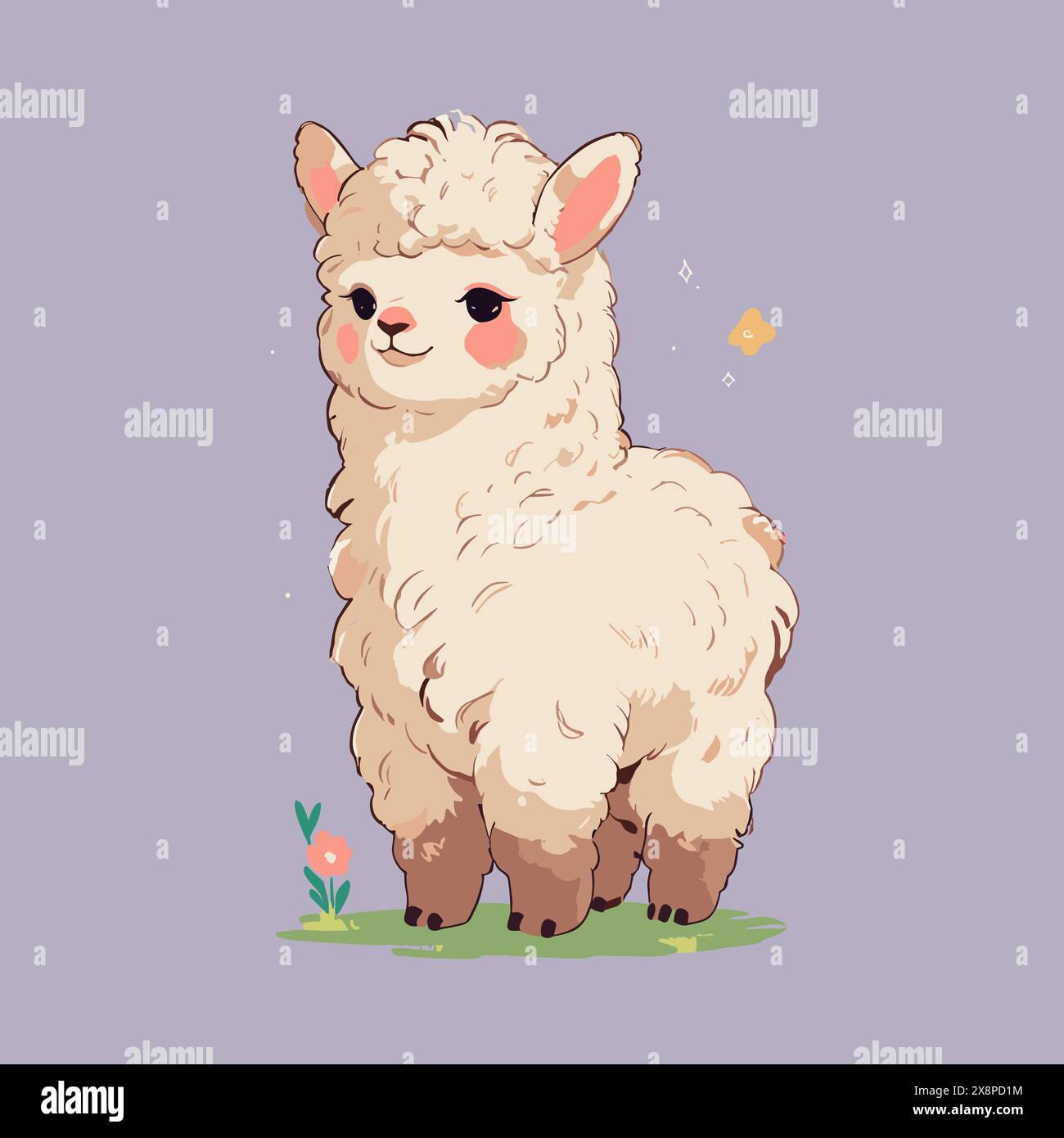 Alpaca eyes Stock Vector Images - Alamy