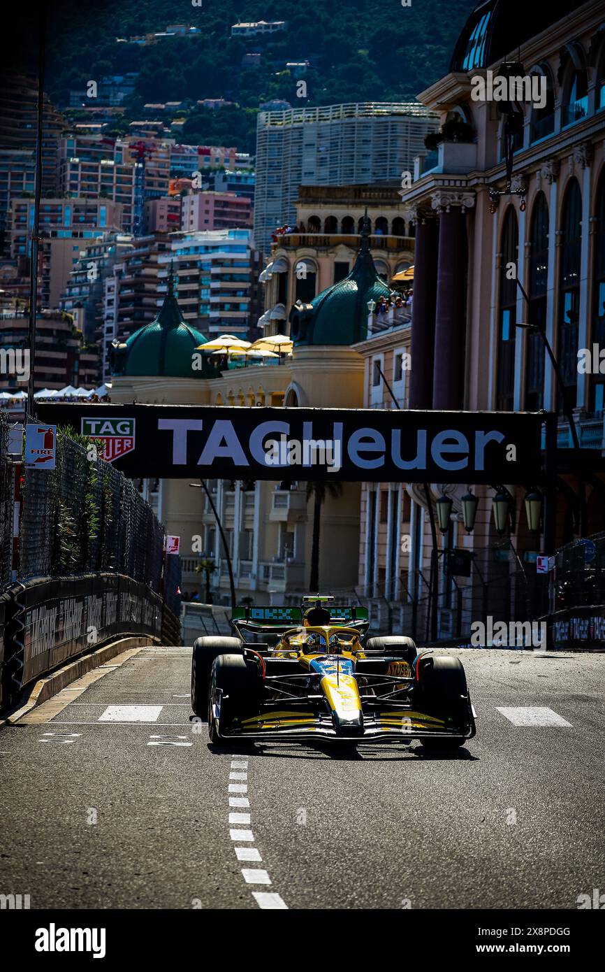 Monaco, Principality Of Monaco. 26th May, 2024. 04 Lando Norris, (GRB) McLaren Mercedes during ...