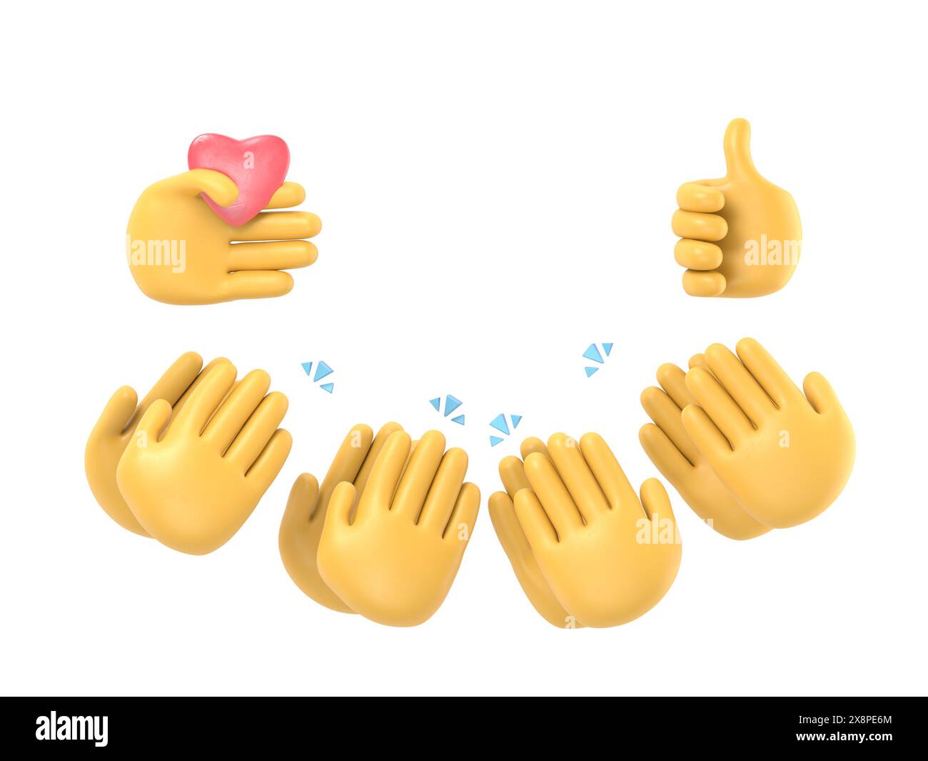 Hands people clap applaud Cut Out Stock Images & Pictures - Alamy