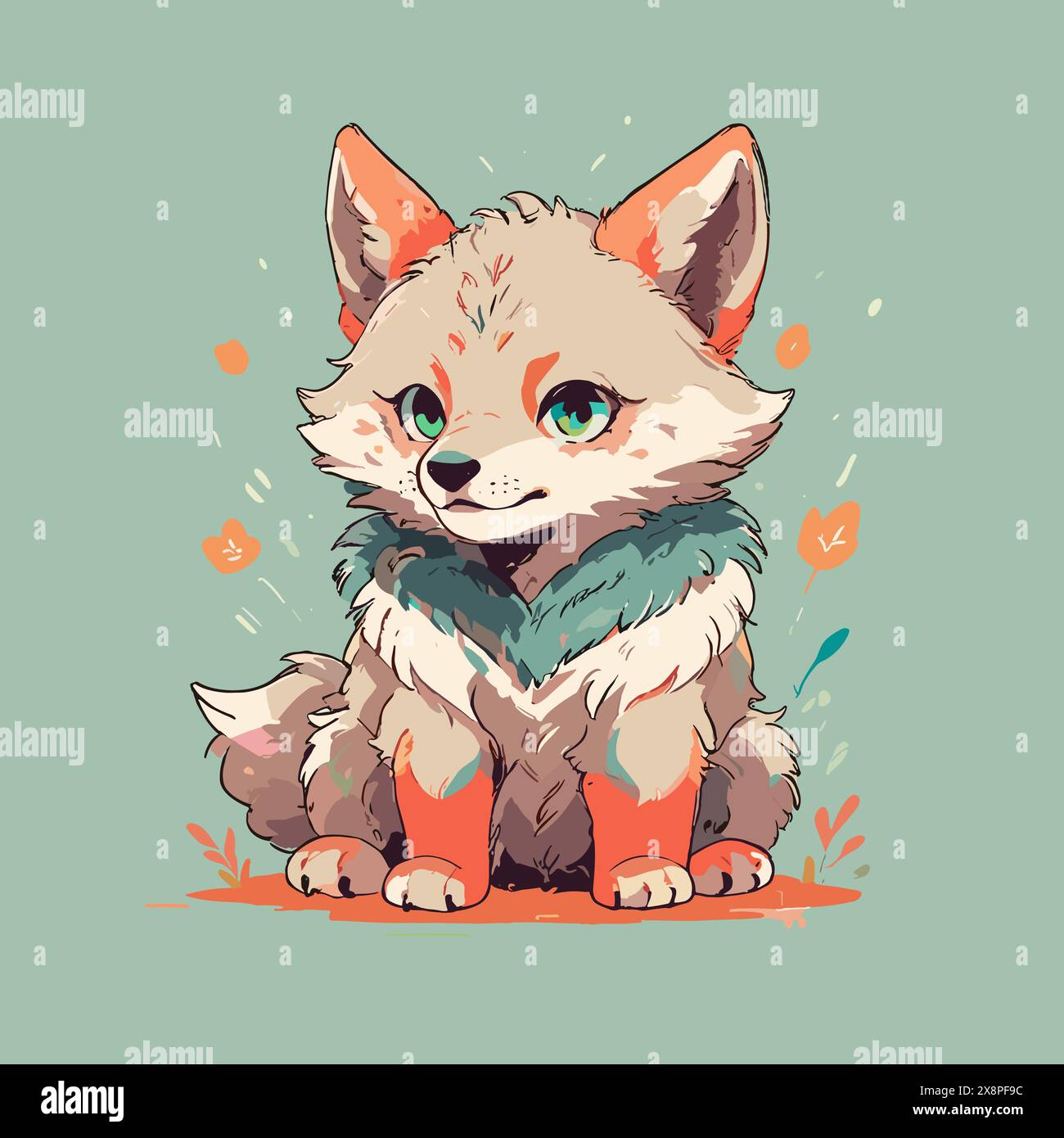 Pastel animals Stock Vector Images - Alamy