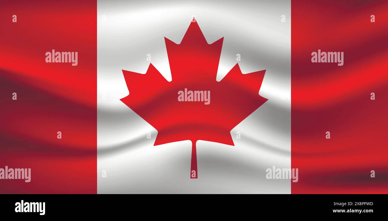 Flag of Canada. Canadian national symbol in official colors. Template ...