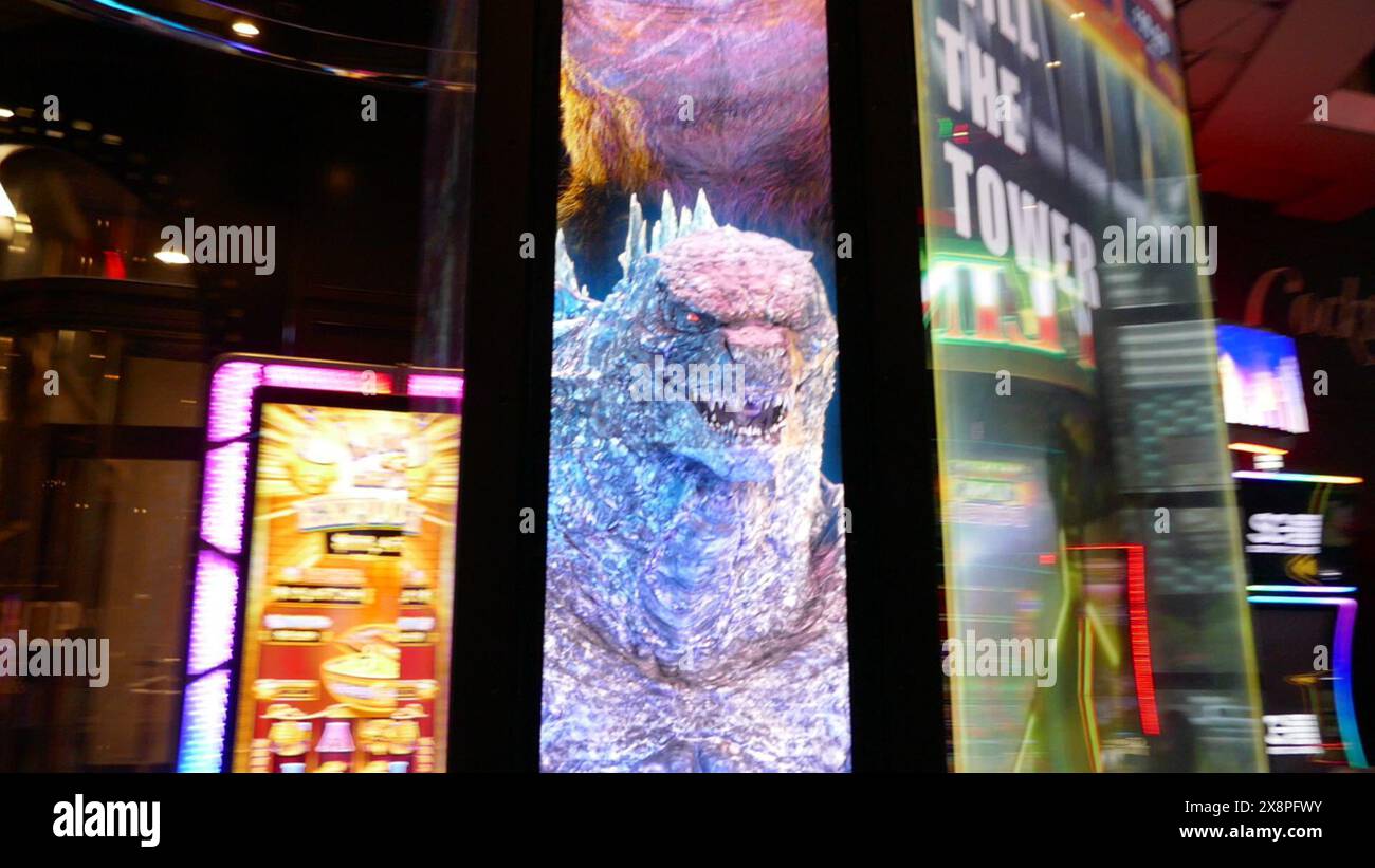 Las Vegas, Nevada, USA 15th May 2024 Monsterverse Titans Attack Slot ...