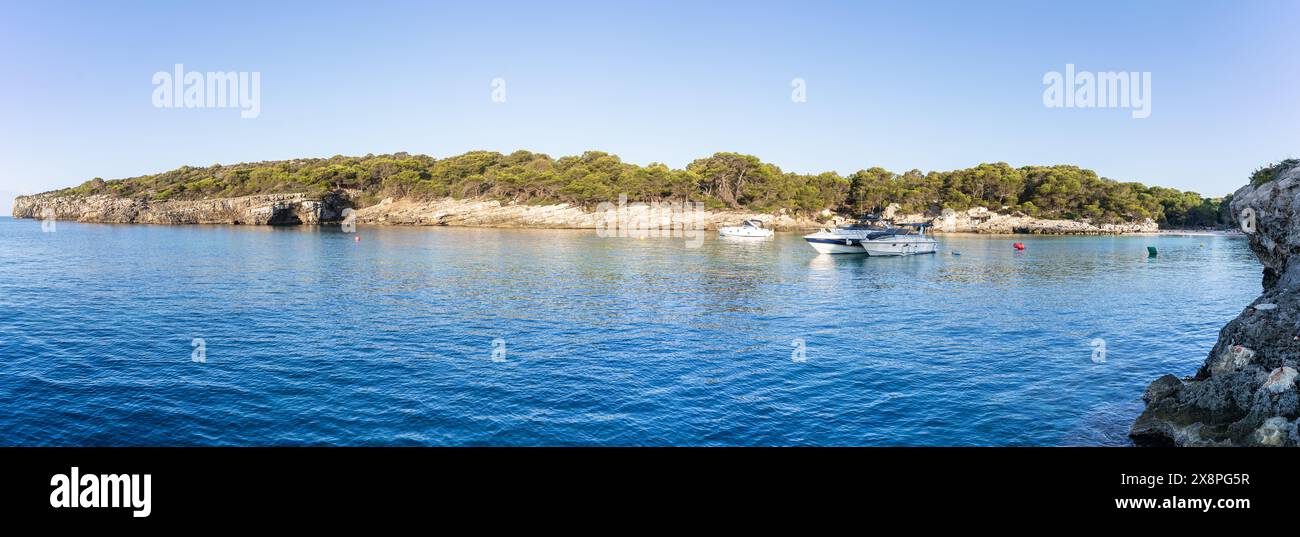 Image of Cala Turqueta. Quiet beach in the south of the island of ...