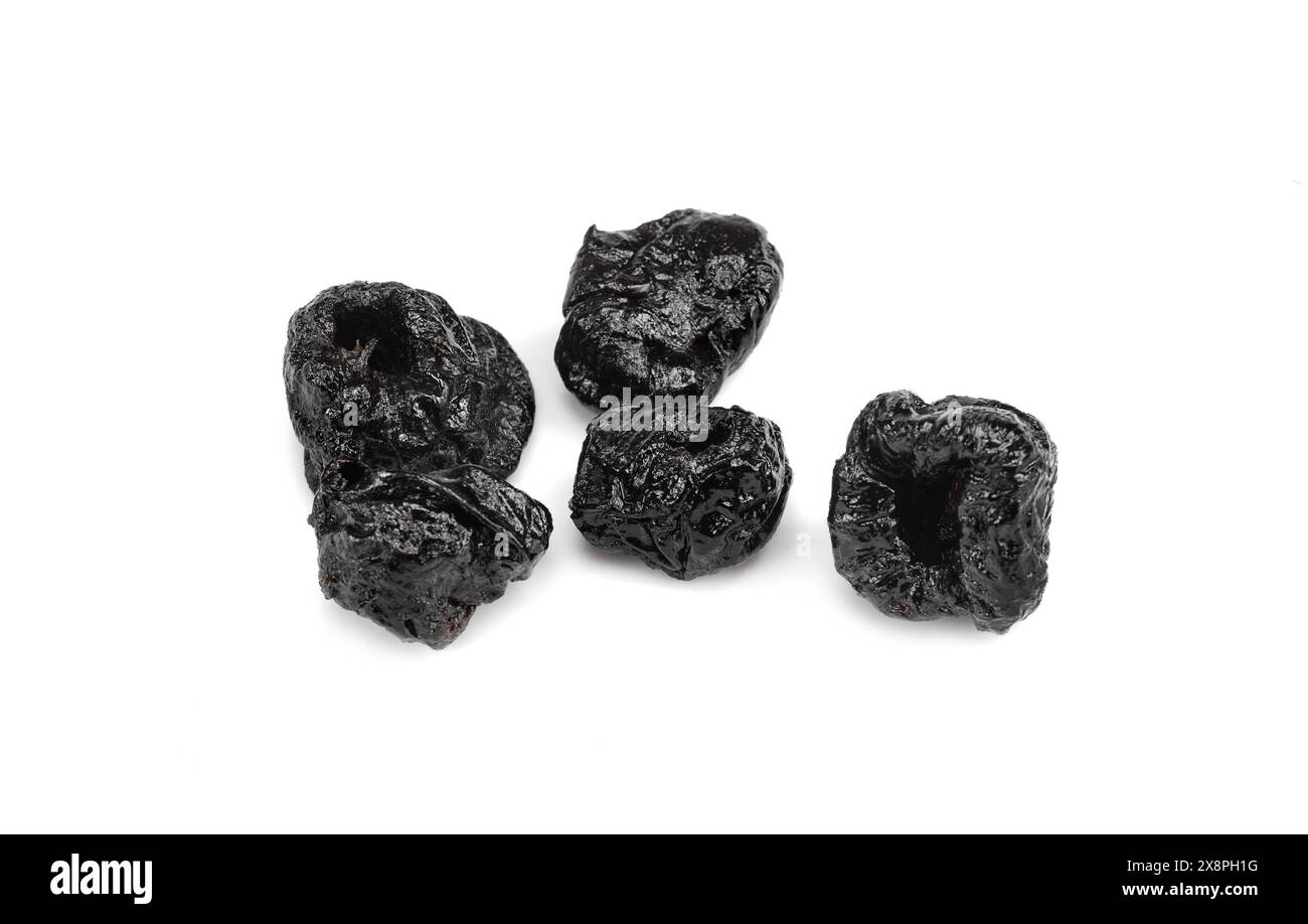 Dried prune isolated on white background. Dried plum - prunes isolated ...