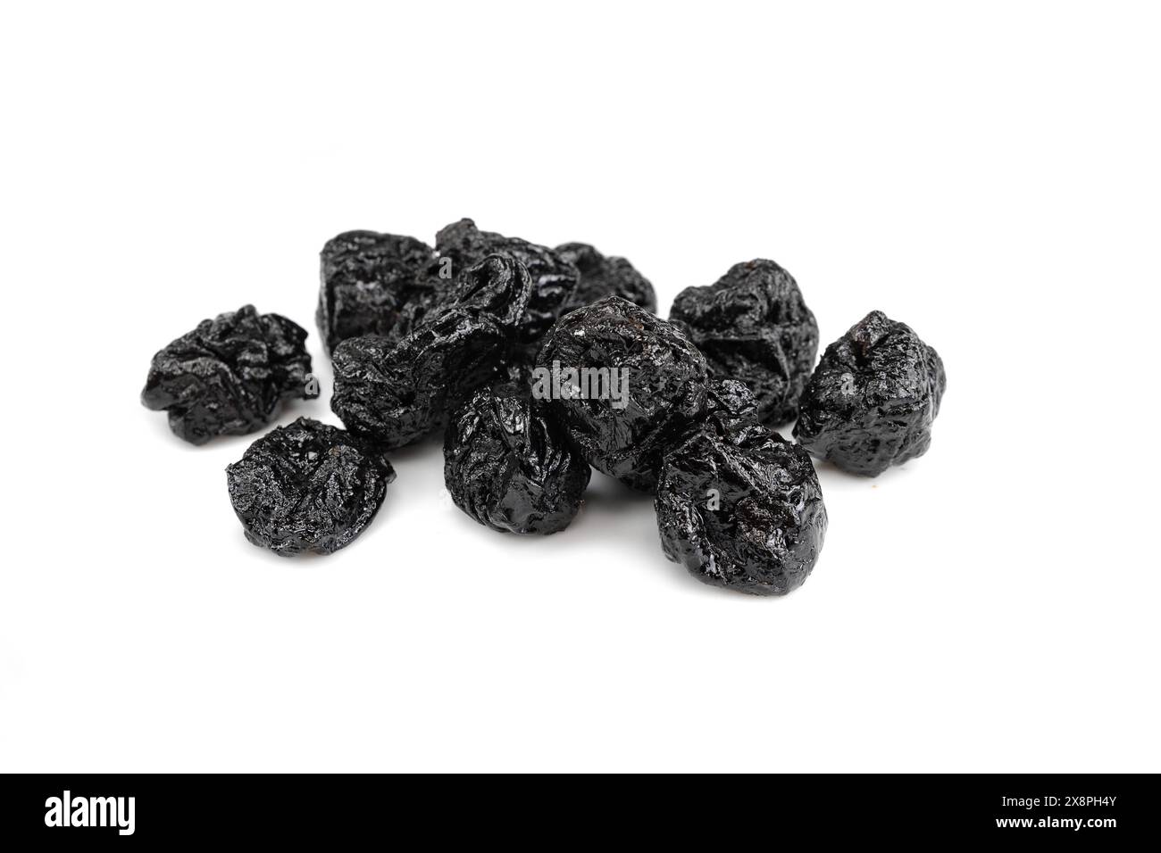 Dried prune isolated on white background. Dried plum - prunes isolated ...