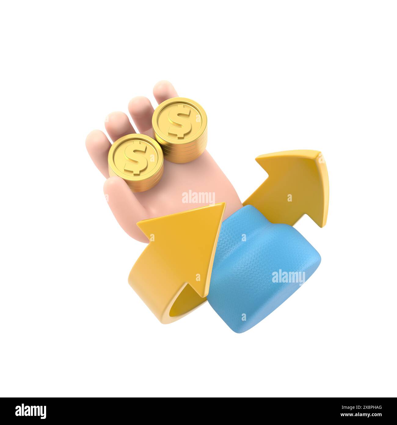 Cartoon character dollar sign hi-res stock photography and images - Alamy