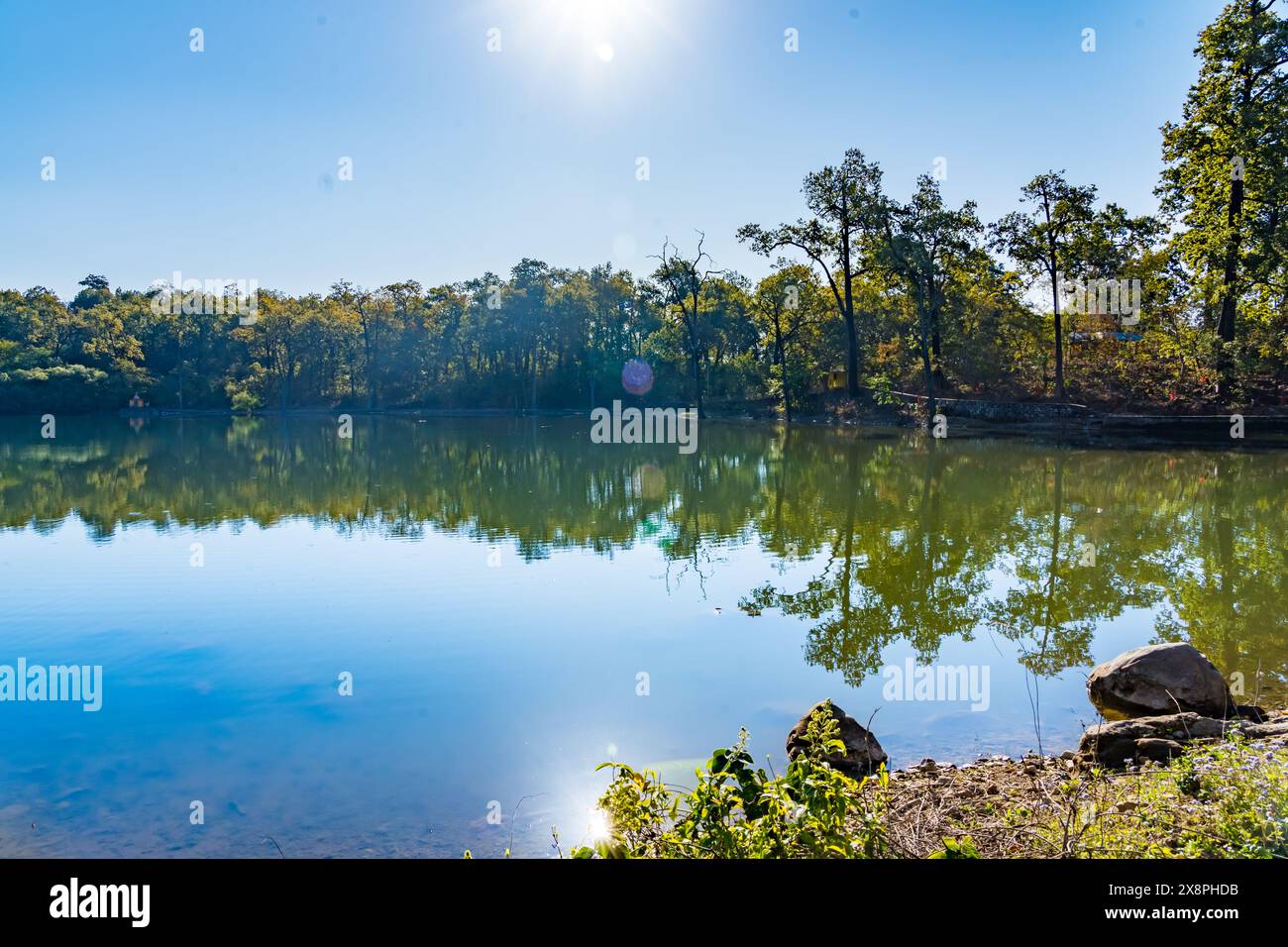 Bedkot Dham and Bedkot Lake with Shiva Temple of Bhimdatta Municipality ...