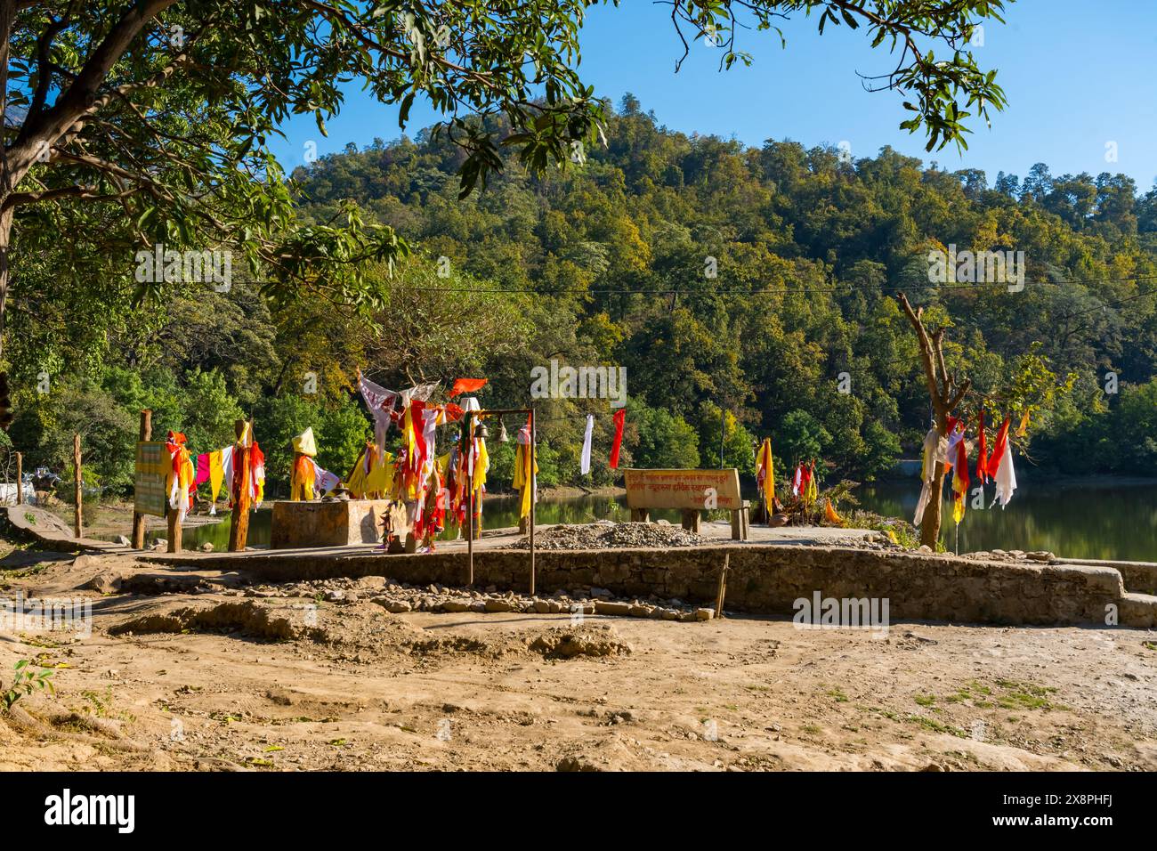 Bedkot Dham and Bedkot Lake with Shiva Temple of Bhimdatta Municipality ...