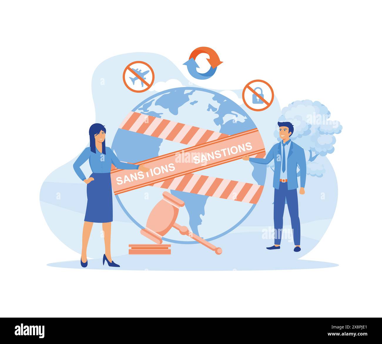 National security law warning Stock Vector Images - Alamy