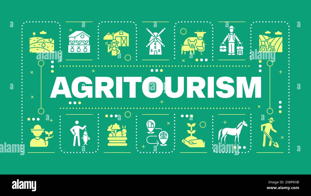 Agritourism or agrotourism Stock Vector Images - Alamy