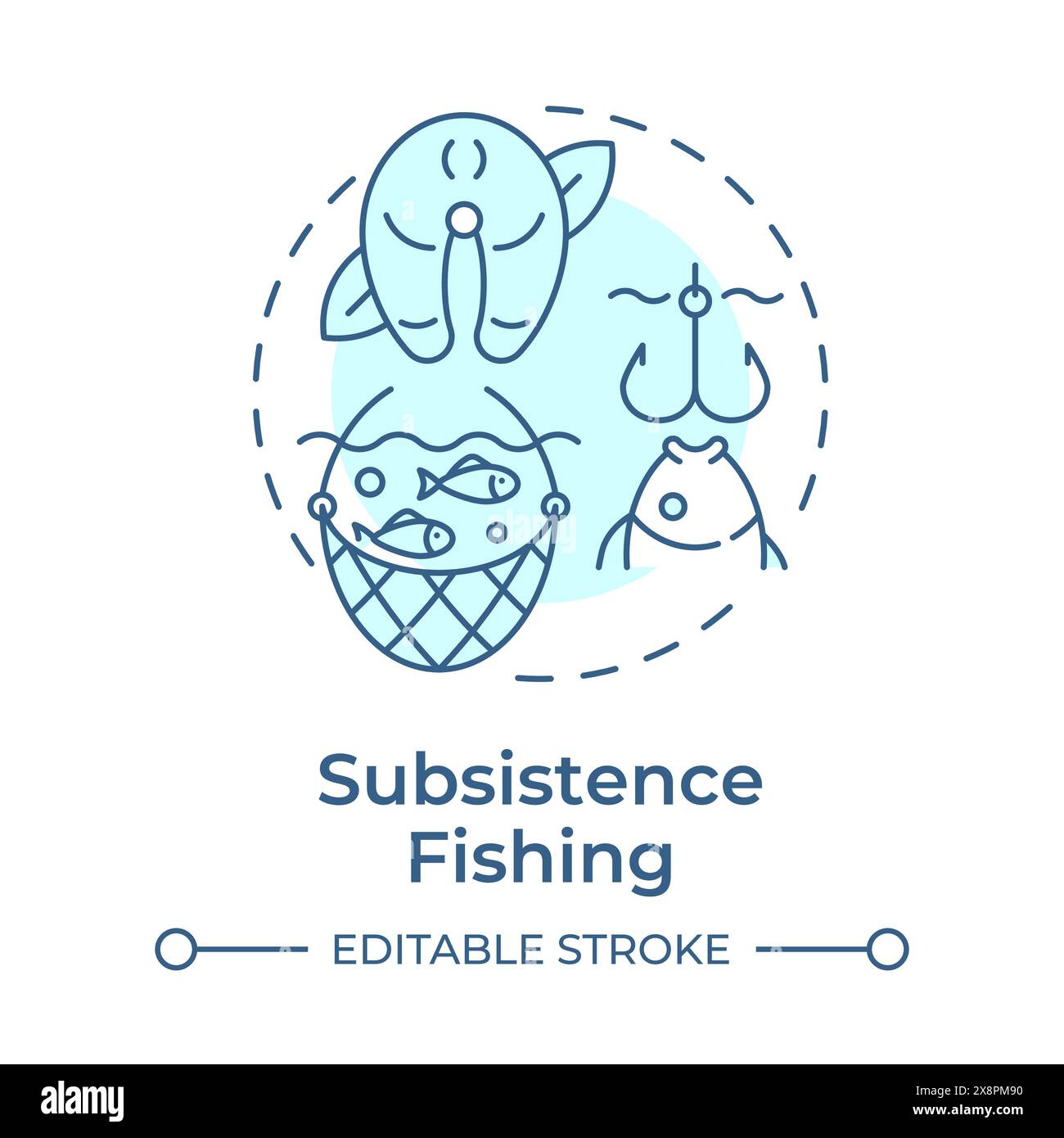 Dip net fishing Stock Vector Images - Alamy