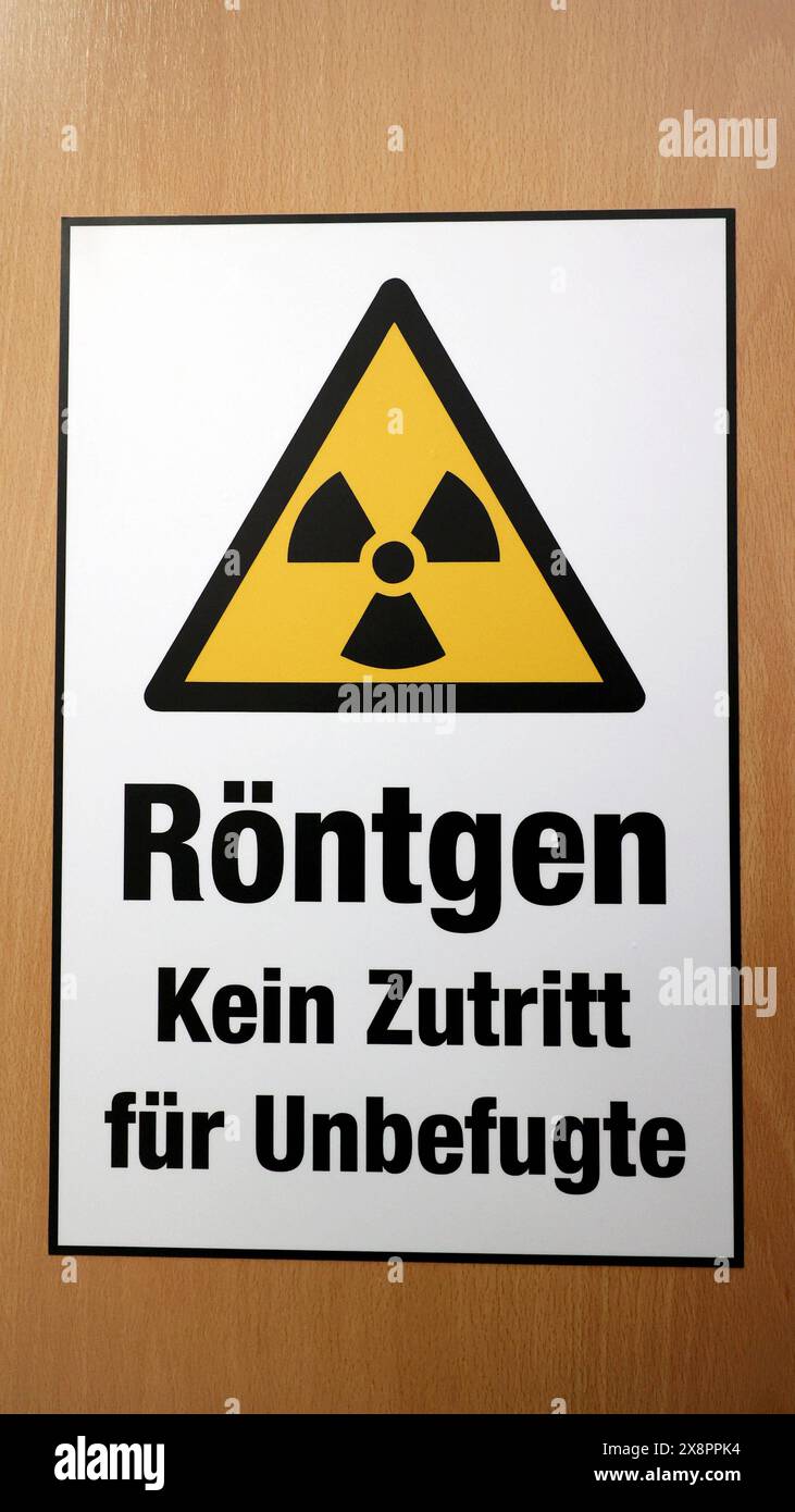 Radiologie schild hi-res stock photography and images - Alamy