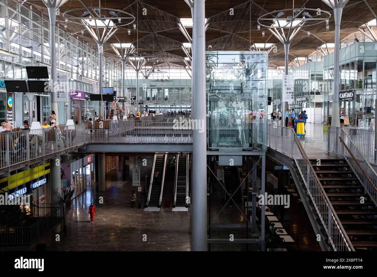 The modern Casa-Port train station in Casablanca, Morocco on October 5 ...