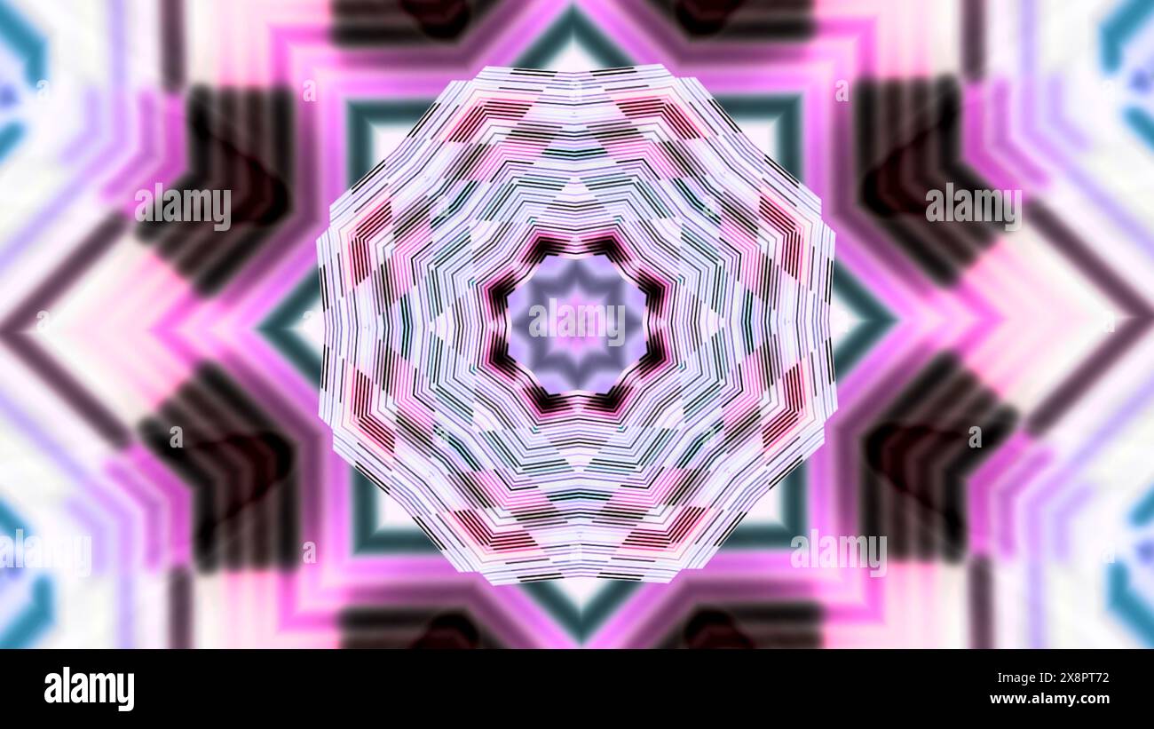 Shimmering psychedelic pattern with hypnotic effect. Design. Colorful ...