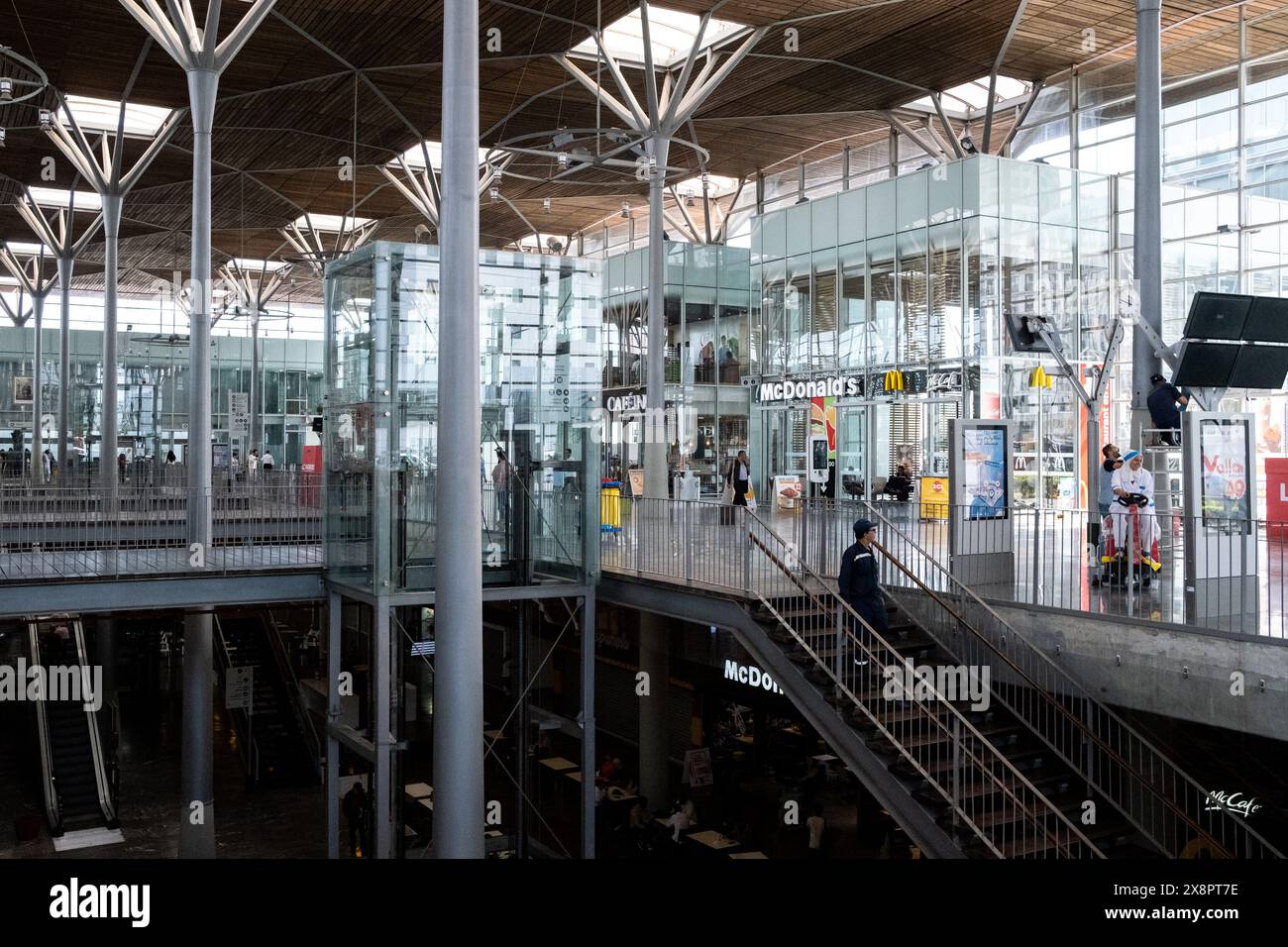 The modern Casa-Port train station in Casablanca, Morocco on October 5 ...