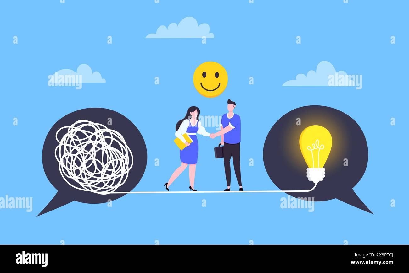 Understanding problem solution simplify challenge Stock Vector Image & Art - Alamy